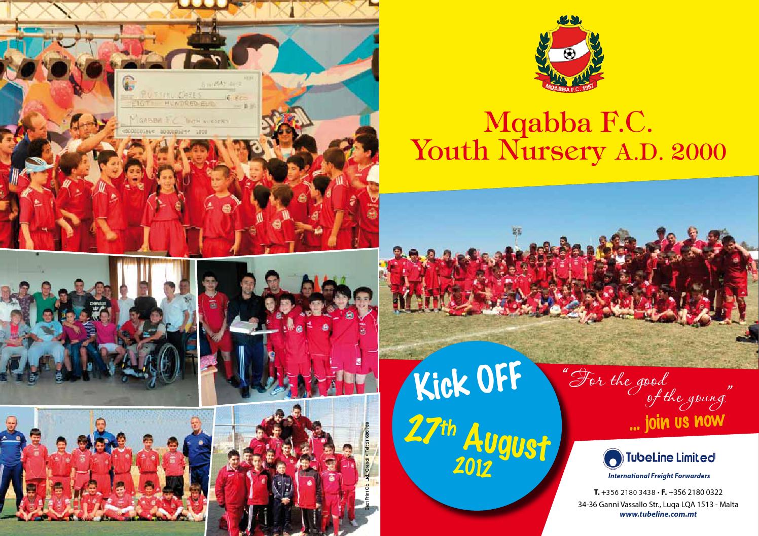 Mqabba FC Youth Nursery - Application Season 2012 / 2013 by Mqabba FC ...