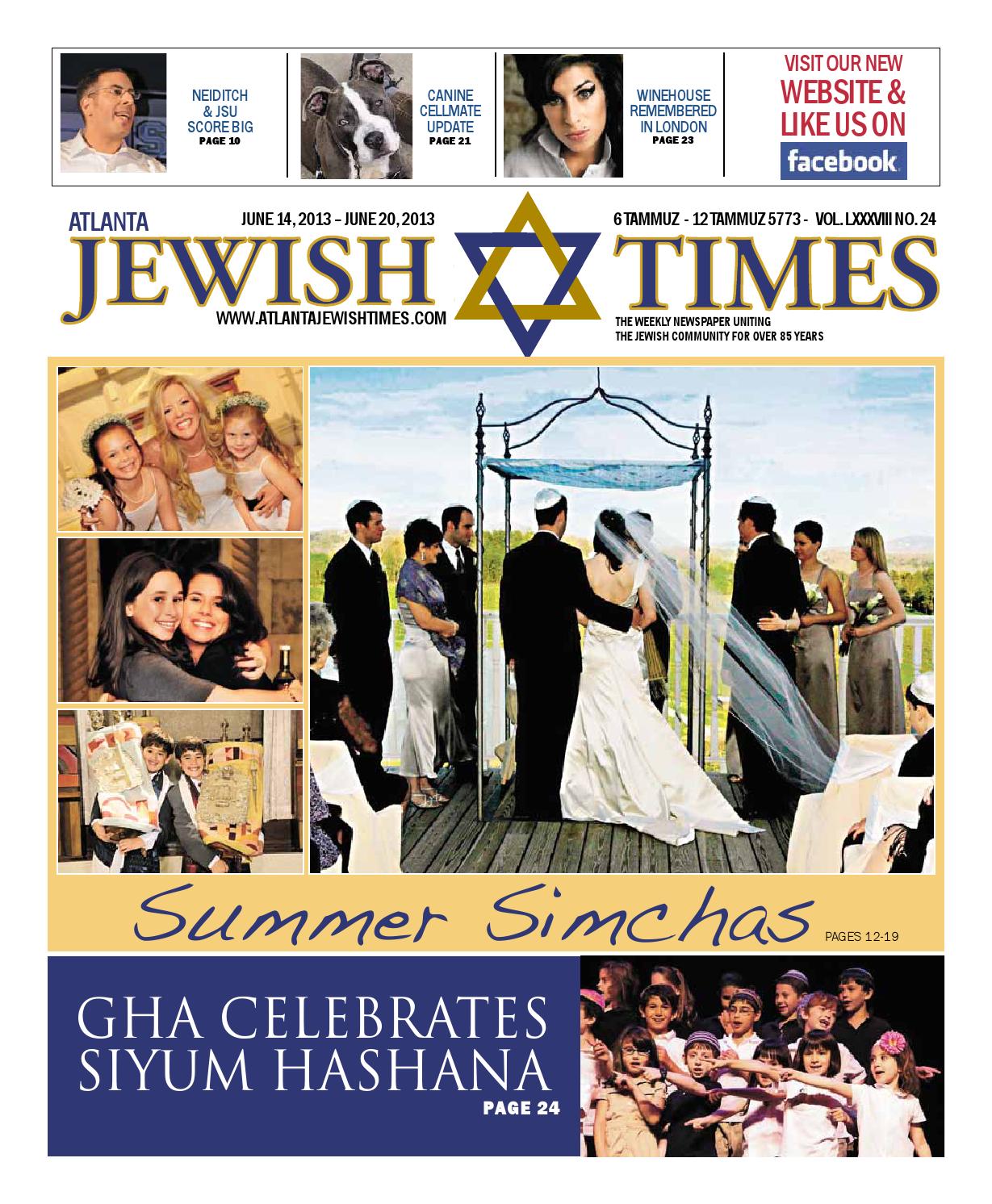 No. 24 June 14 The Atlanta Jewish Times by Atlanta Jewish Times - Issuu
