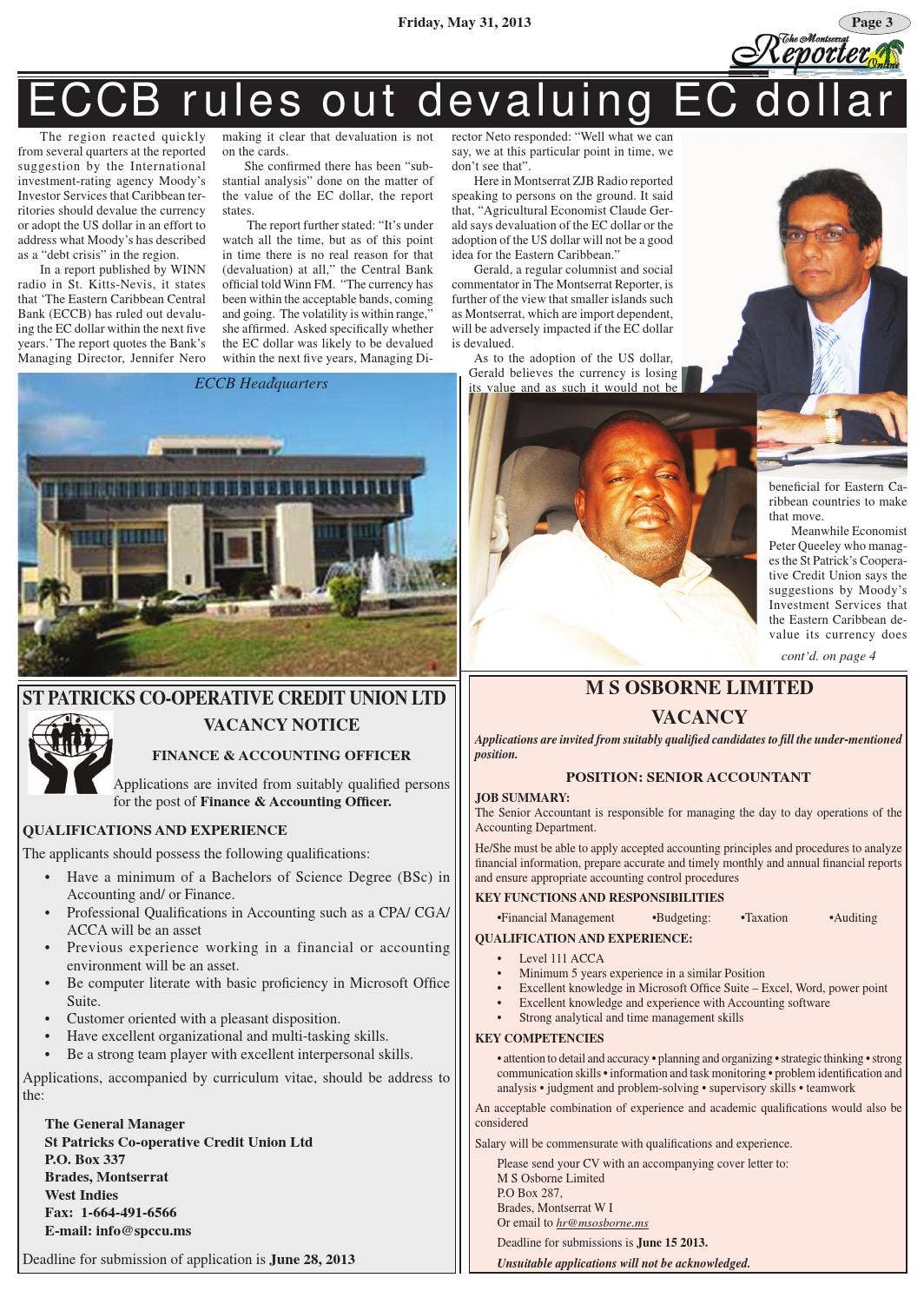 The Montserrat Reporter by The Montserrat Reporter - Issuu