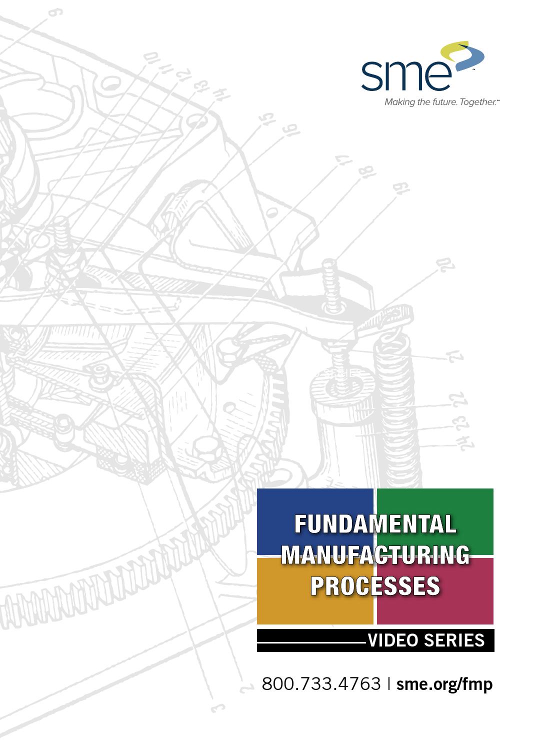 Fundamental Manufacturing Processes by SME - Issuu