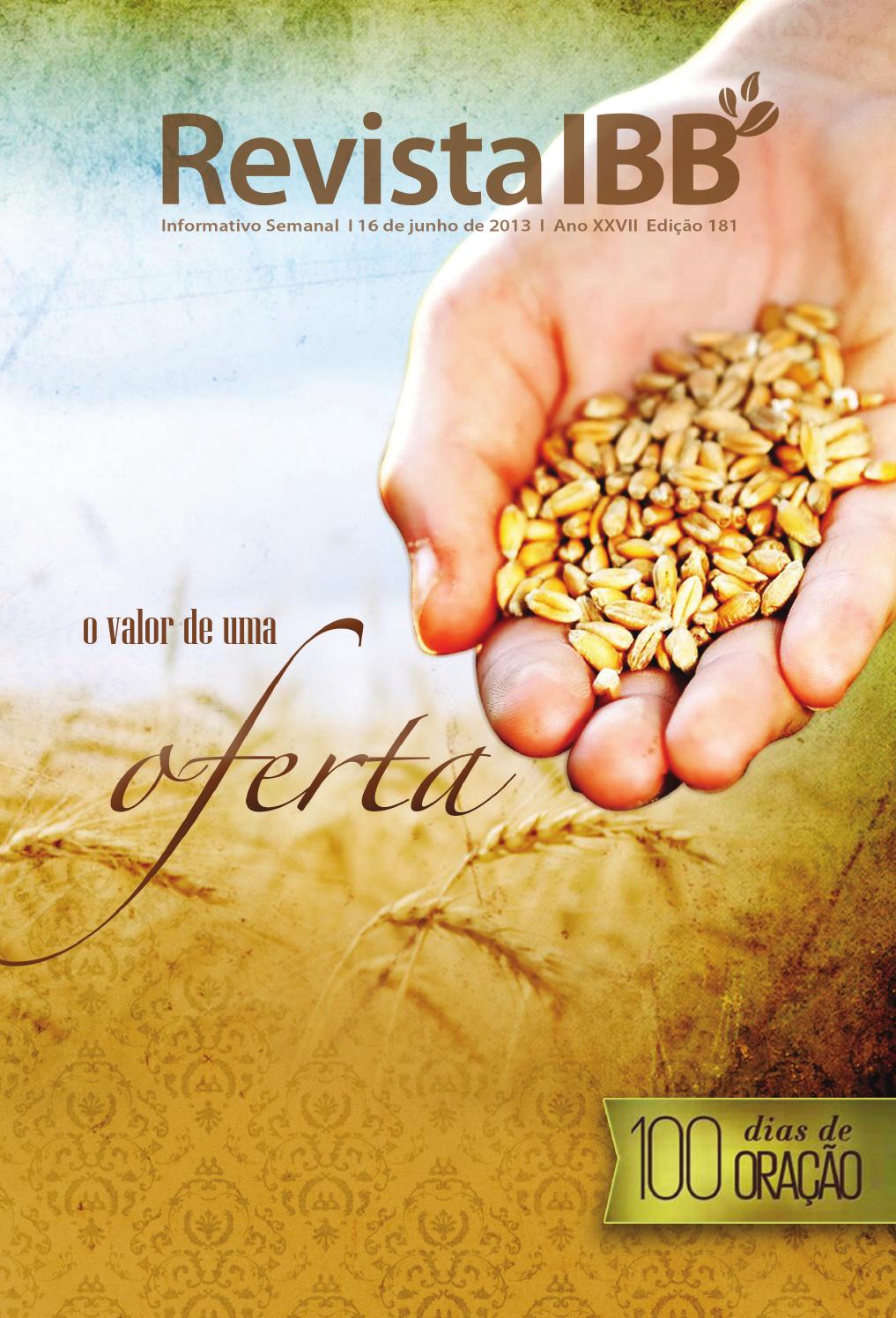 Revista IBB - 16/06/2013 - Edição 181 by IBB - Igreja Batista Bacacheri ...