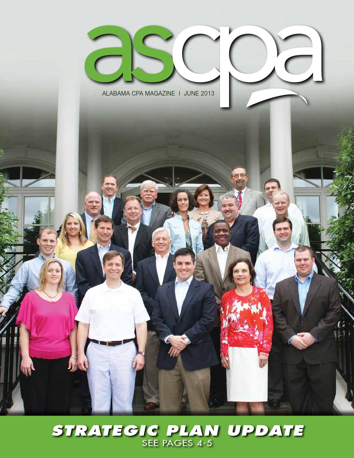 June 2013 ASCPA Magazine by Alabama Society of CPAs - Issuu
