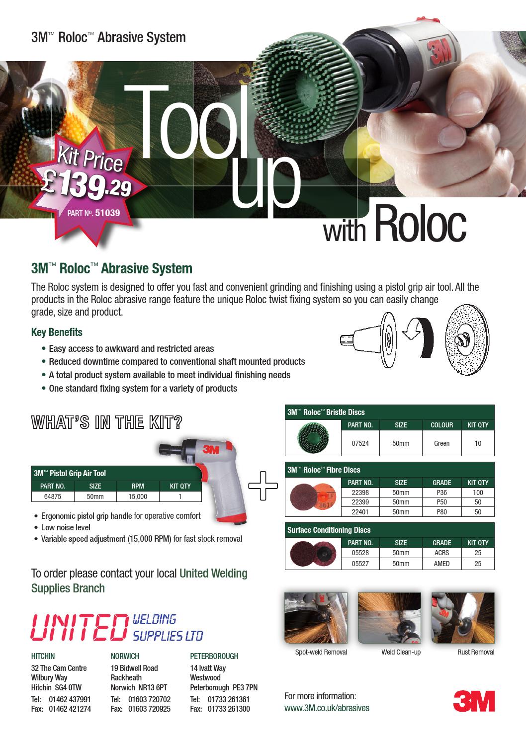 Roloc Pistol Grip Kit by United Welding Supplies - Issuu