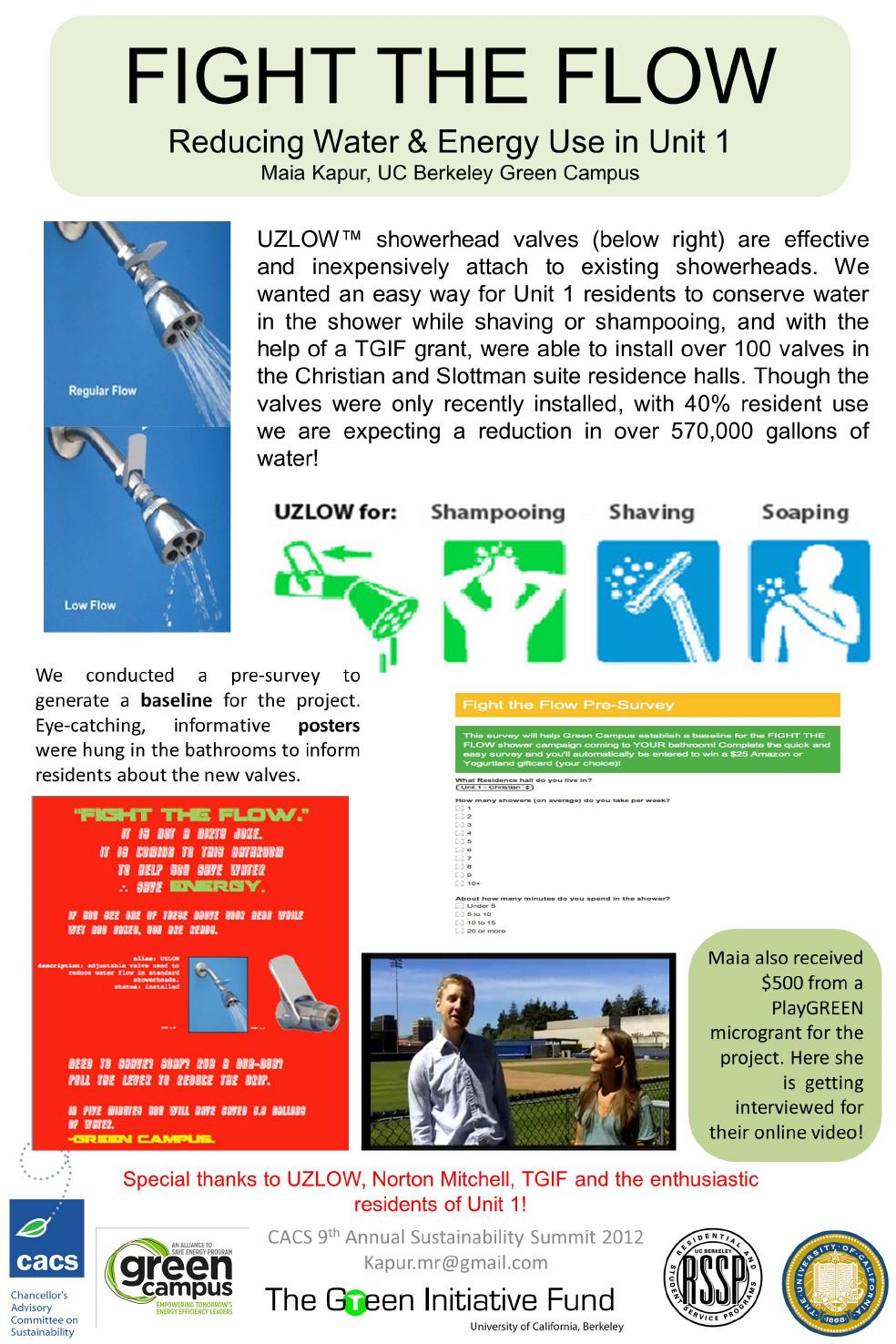 Fight the Flow Poster 2012 by The Green Initiative Fund - Issuu