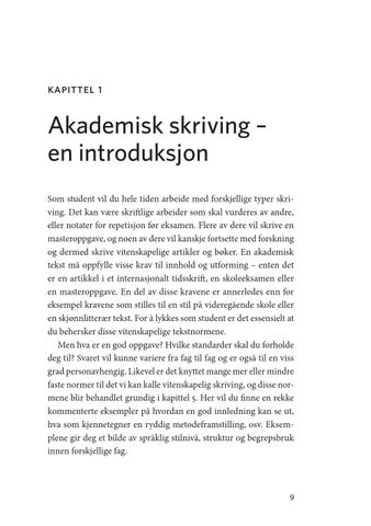 Akademisk skriving - en skriveveiledning: Utdrag by Cappelen Damm - Issuu