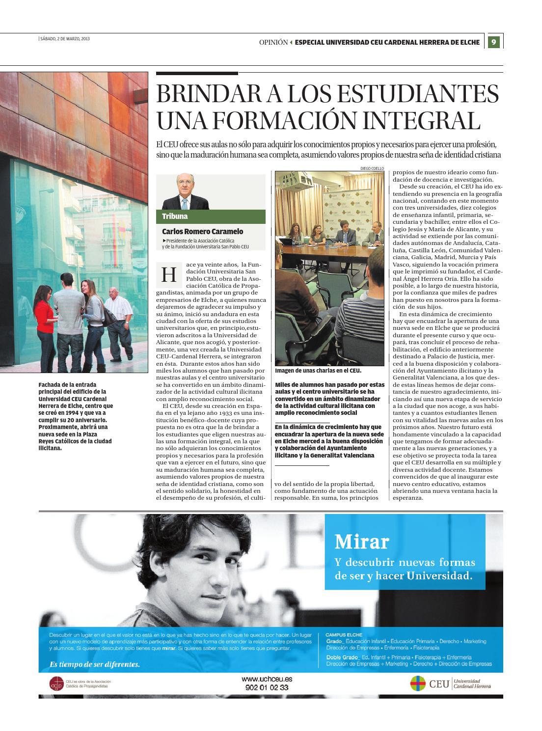 Especial CEU-UCH Elche (Alicante) by Universidad CEU Cardenal Herrera ...