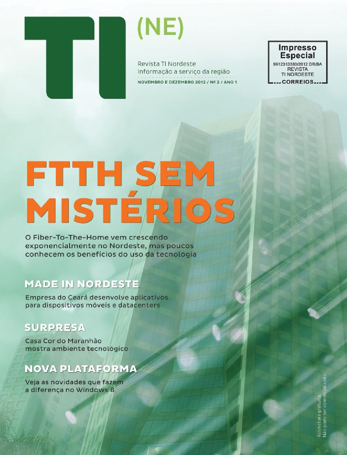 Revista TI (NE) Ed 02 - nov e dez/2012 by TI Nordeste Mídias e Eventos ...
