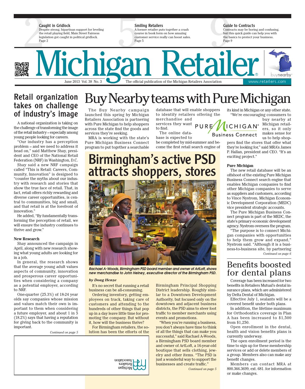 June 13 Michigan Retailer by Michigan Retailers Association - Issuu