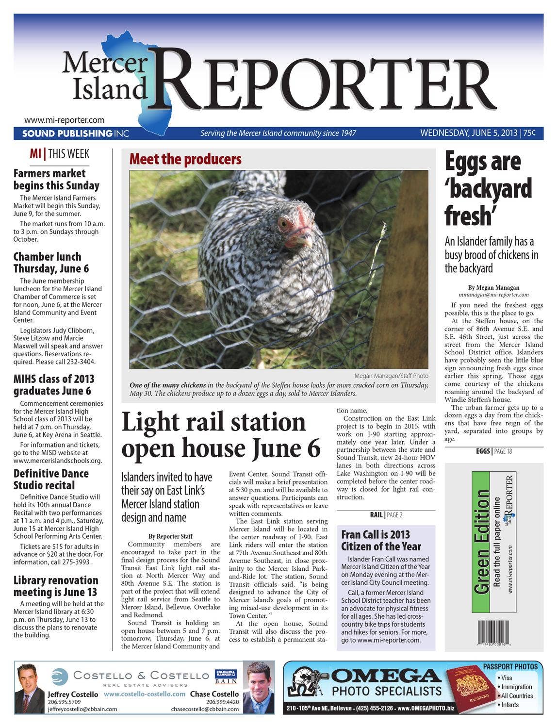 Mercer Island Reporter, June 05, 2013 by Sound Publishing - Issuu