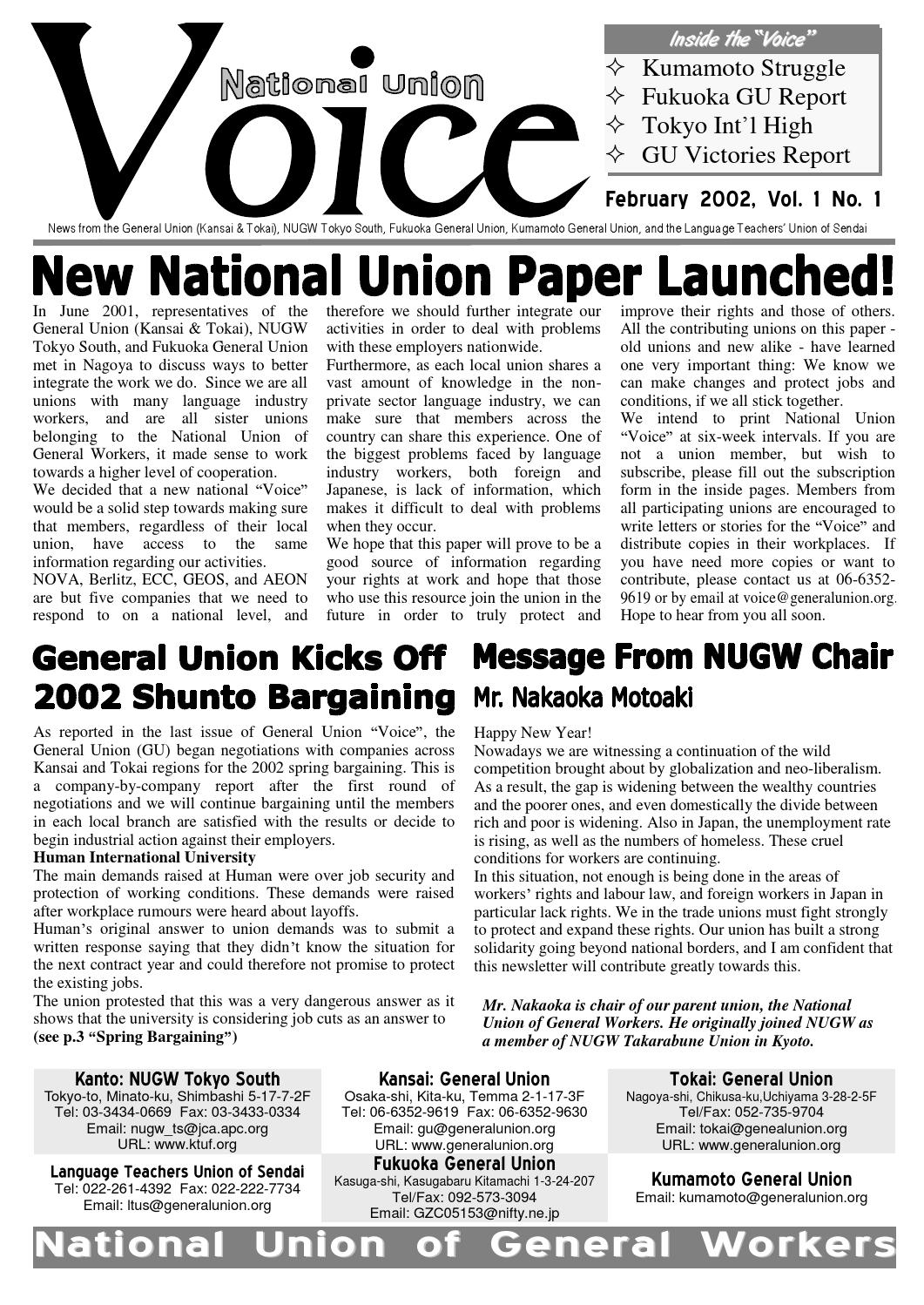 2002 02 (February) by General Union - Issuu