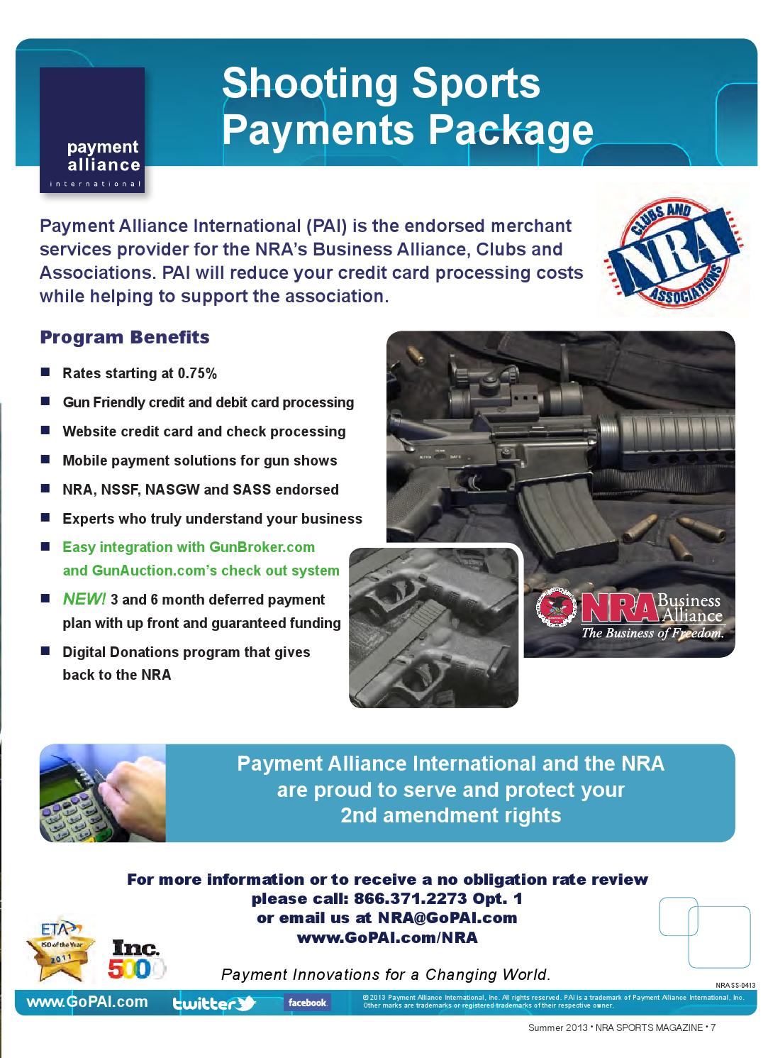 NRA Sports Magazine Summer 2013 by NRA Clubs - Issuu