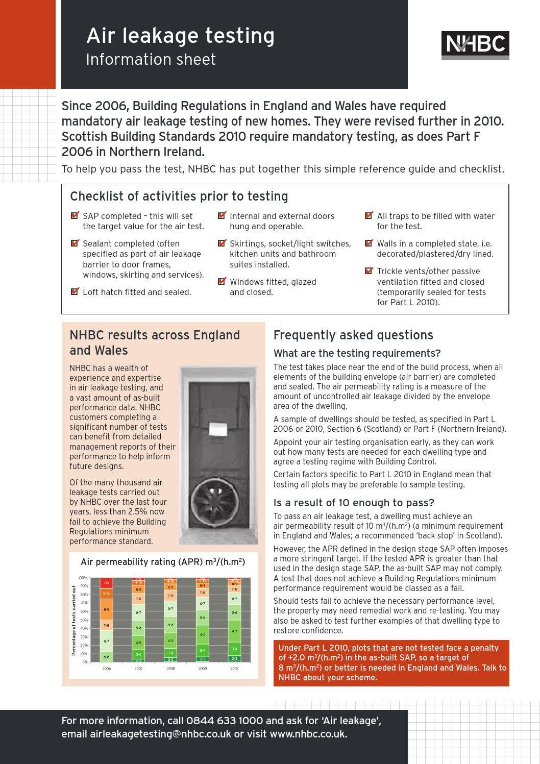 NHBC Air leakage testing by Epsilon Energy Professionals - Issuu