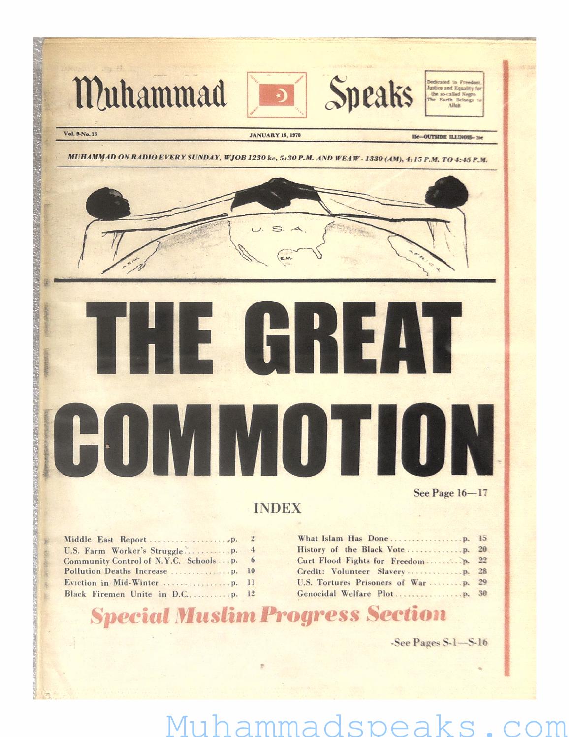 The Great Commotion by Muhammad Speaks - Issuu