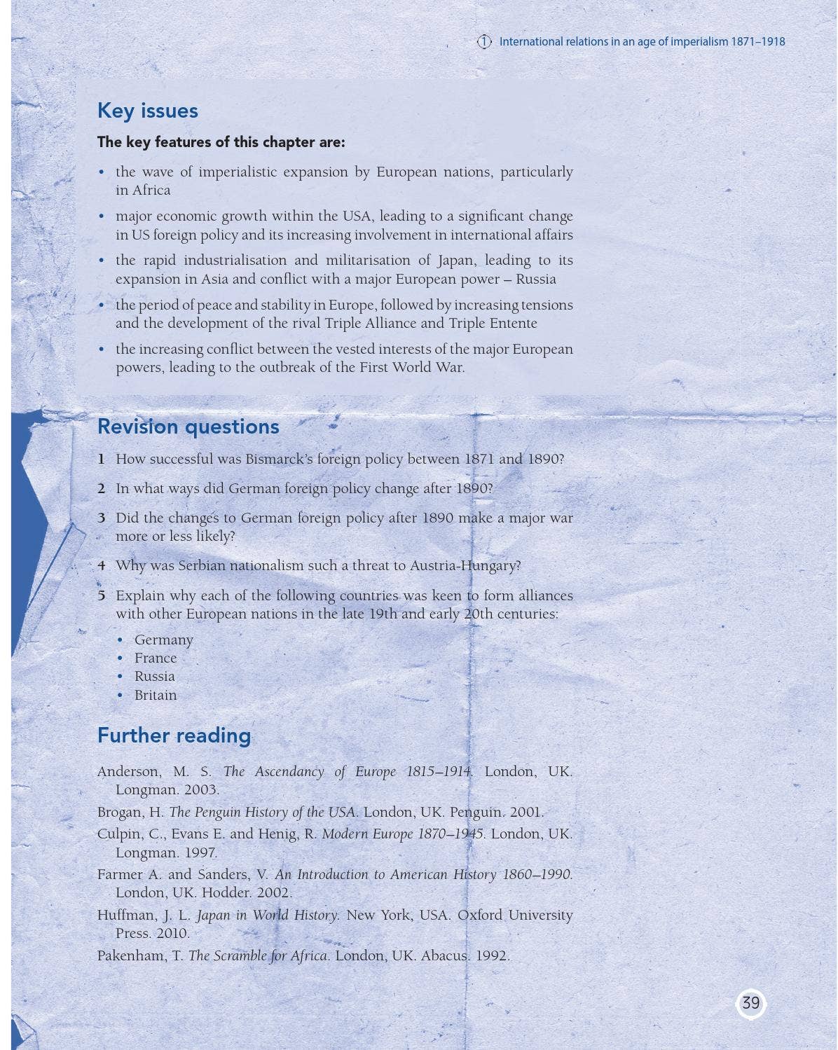 Cambridge International AS Level International History 1871-1945 by ...