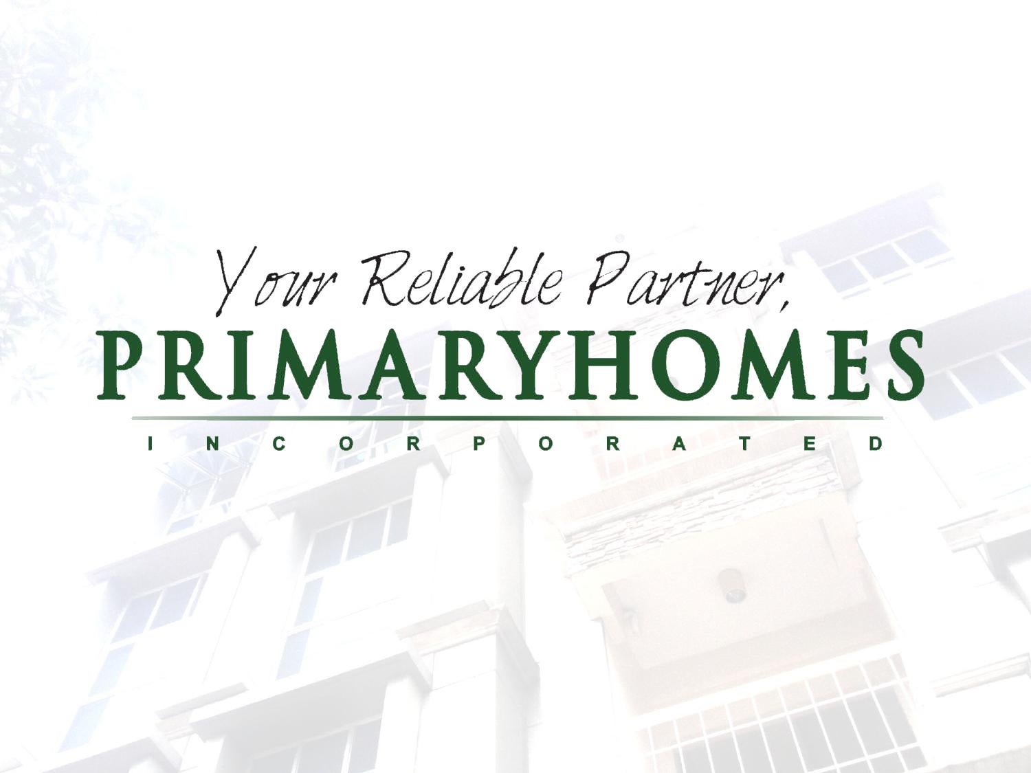 Primary Homes Company Profile by Primary Homes Inc. - Issuu