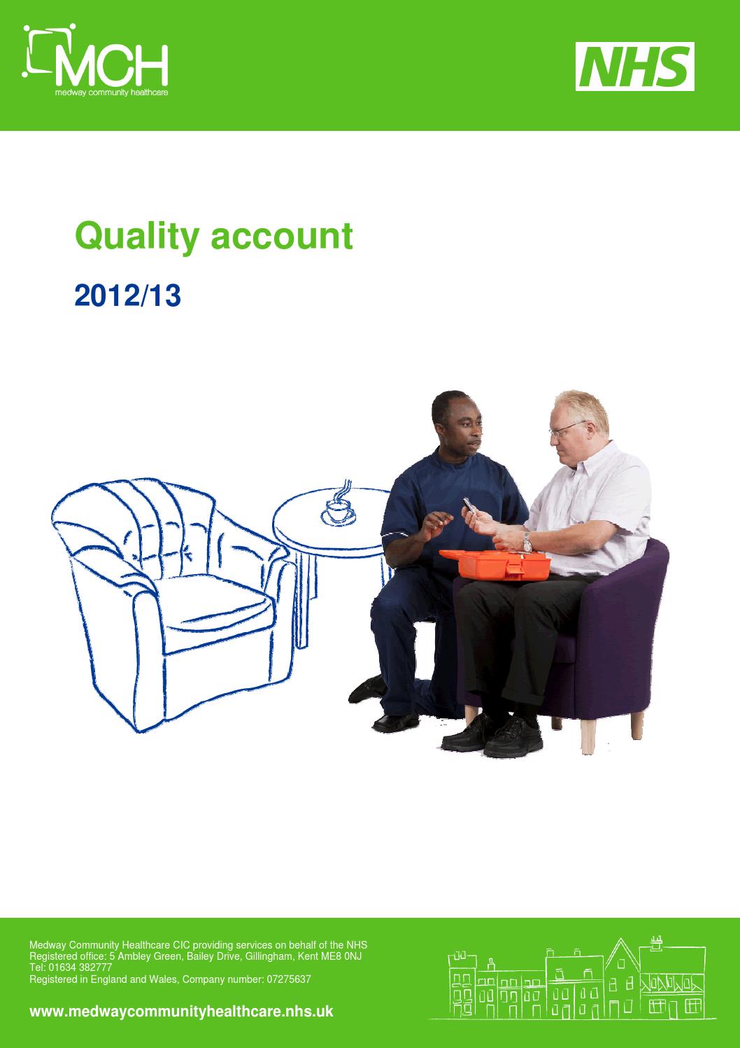 MCH Quality Account 2012/13 by Medway Community Healthcare - Issuu