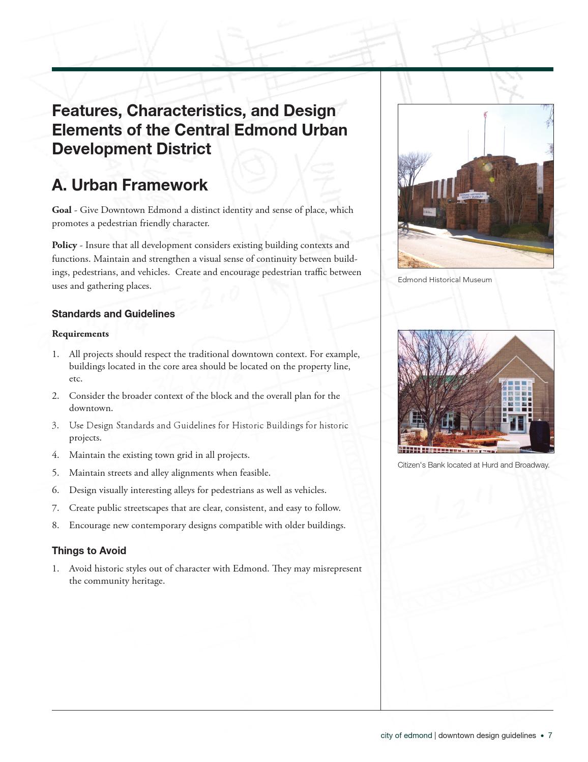 Downtown Design Guidelines by City of Edmond - Issuu