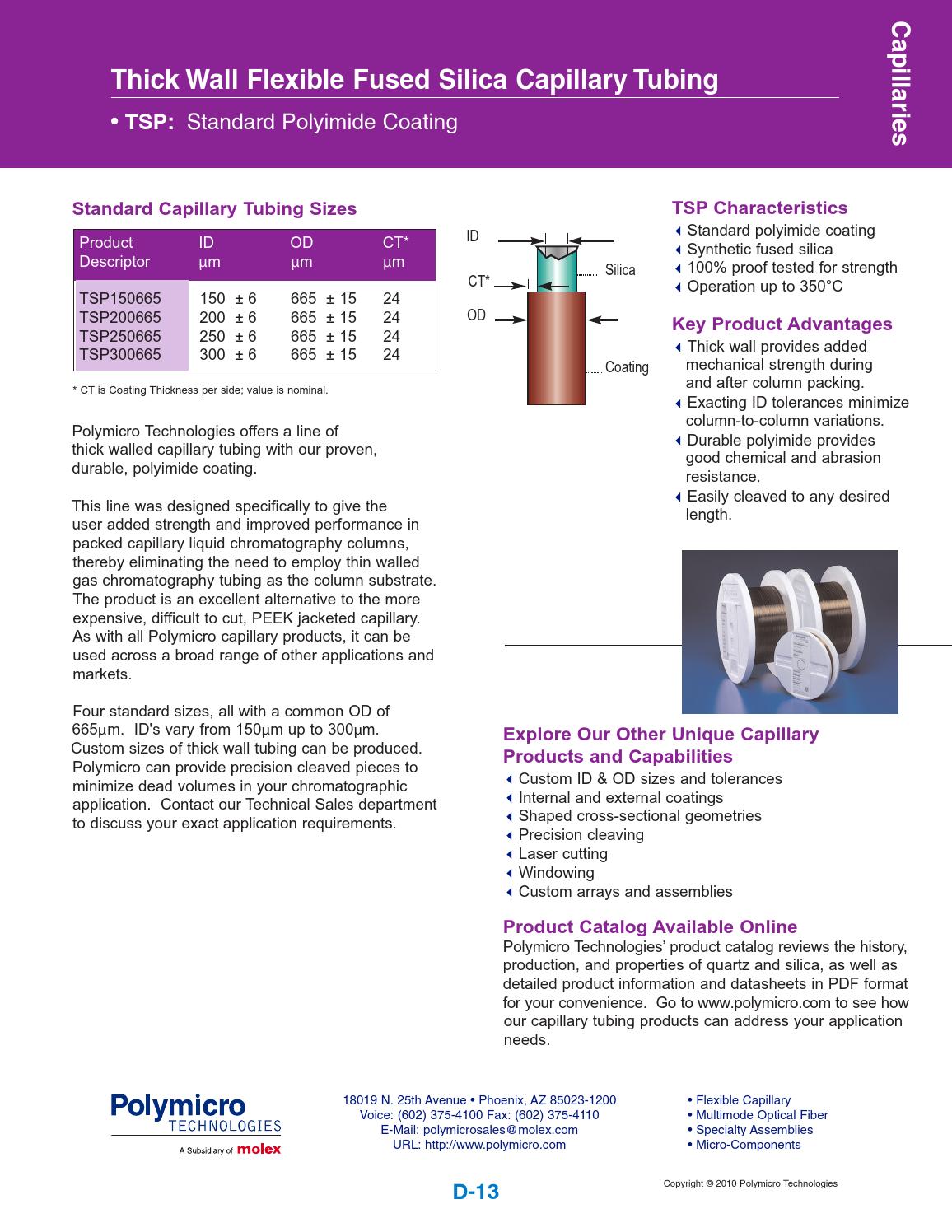 Polymicro Technologies by Molex - Issuu