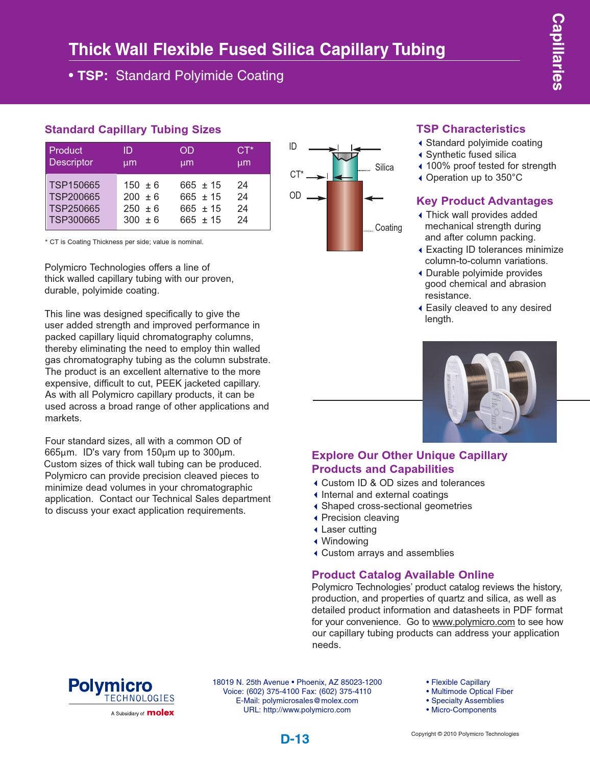Polymicro Technologies by Molex - Issuu