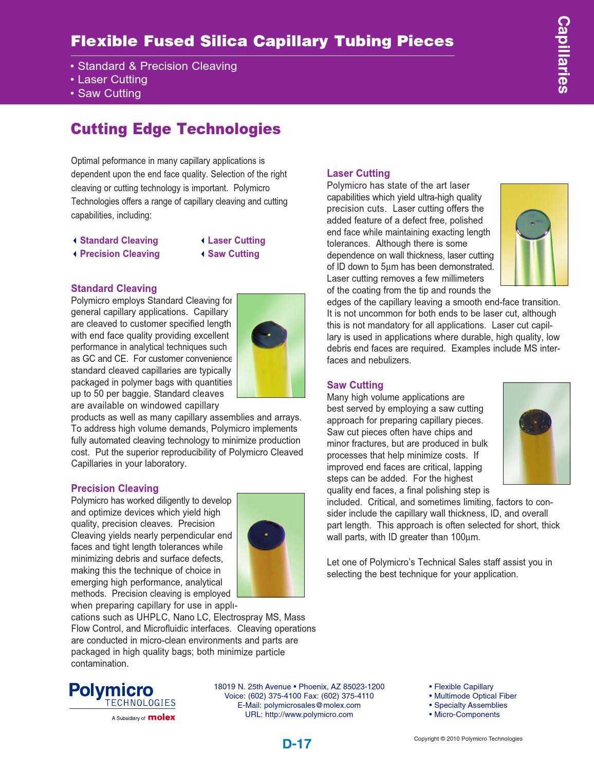 Polymicro Technologies by Molex - Issuu