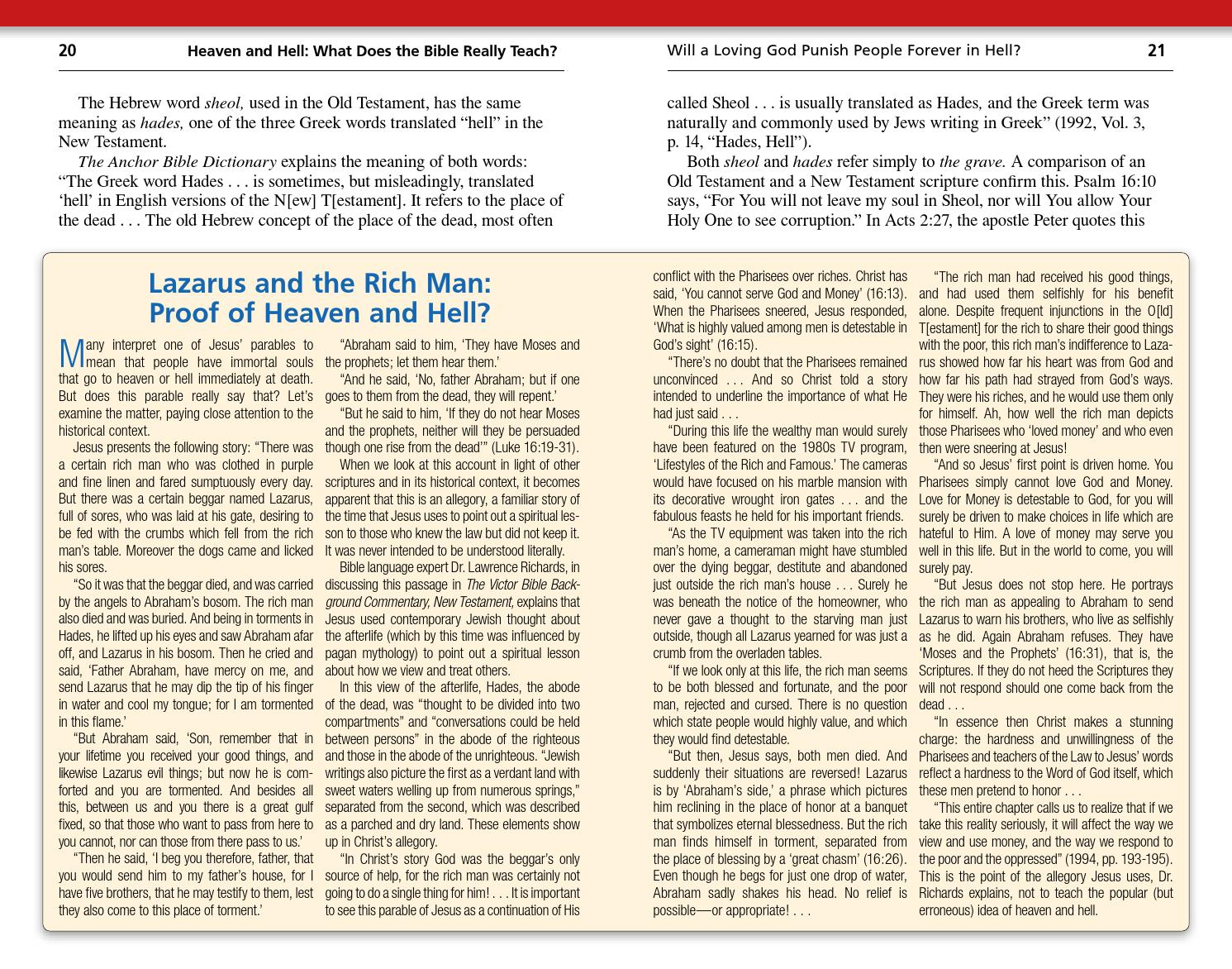 Bible Study Aid - Heaven and Hell: What Does the Bible Really Teach? by ...