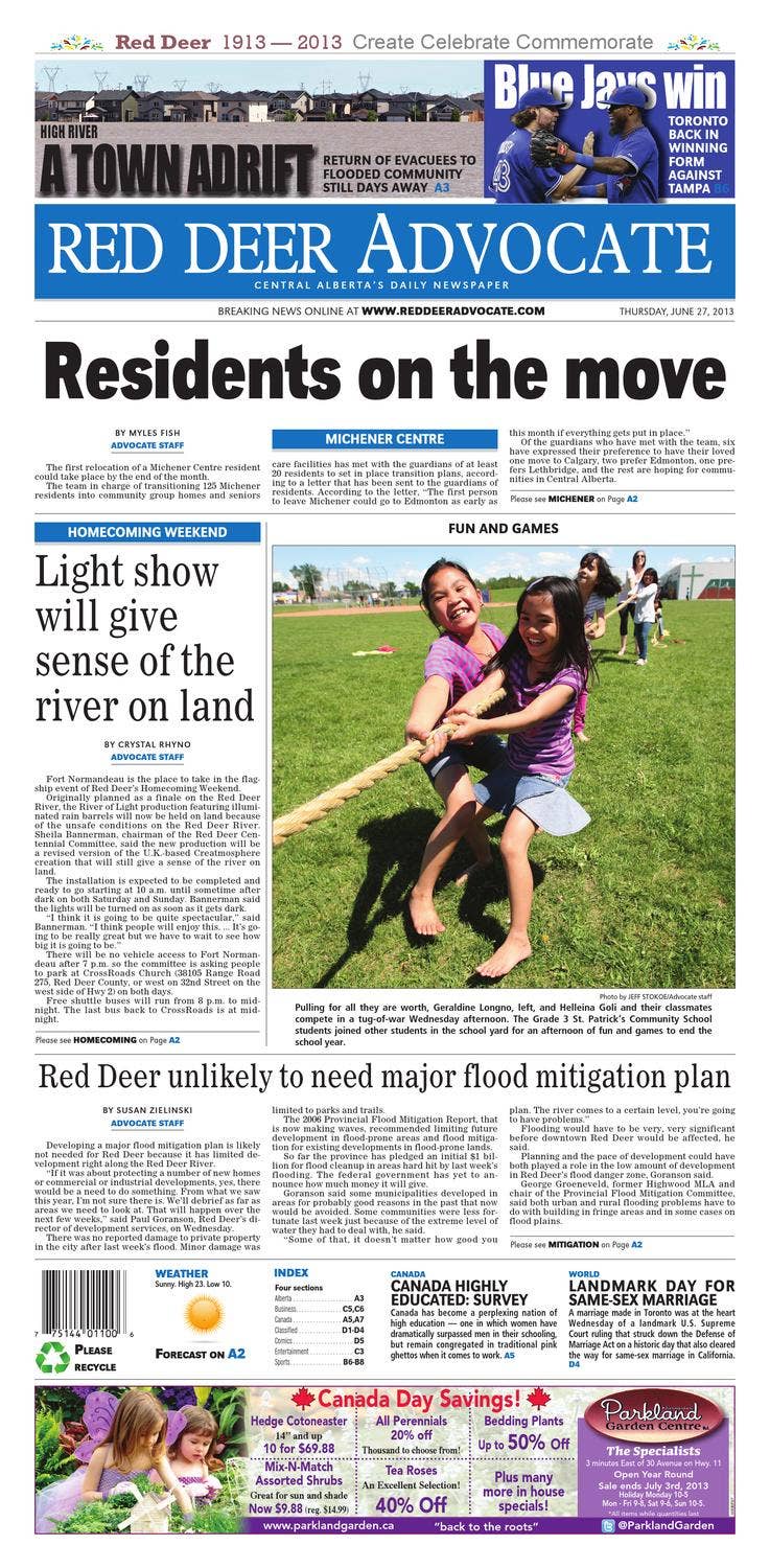 Red Deer Advocate, June 27, 2013 by Black Press Media Group - Issuu