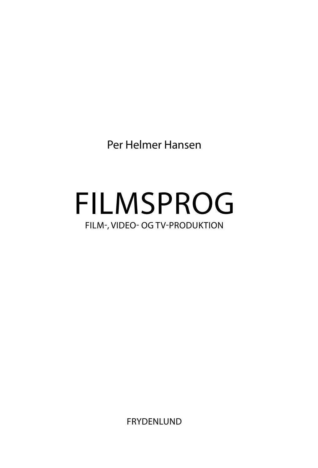 Filmsprog af Per Helmer Hansen by SAXO.com - Issuu