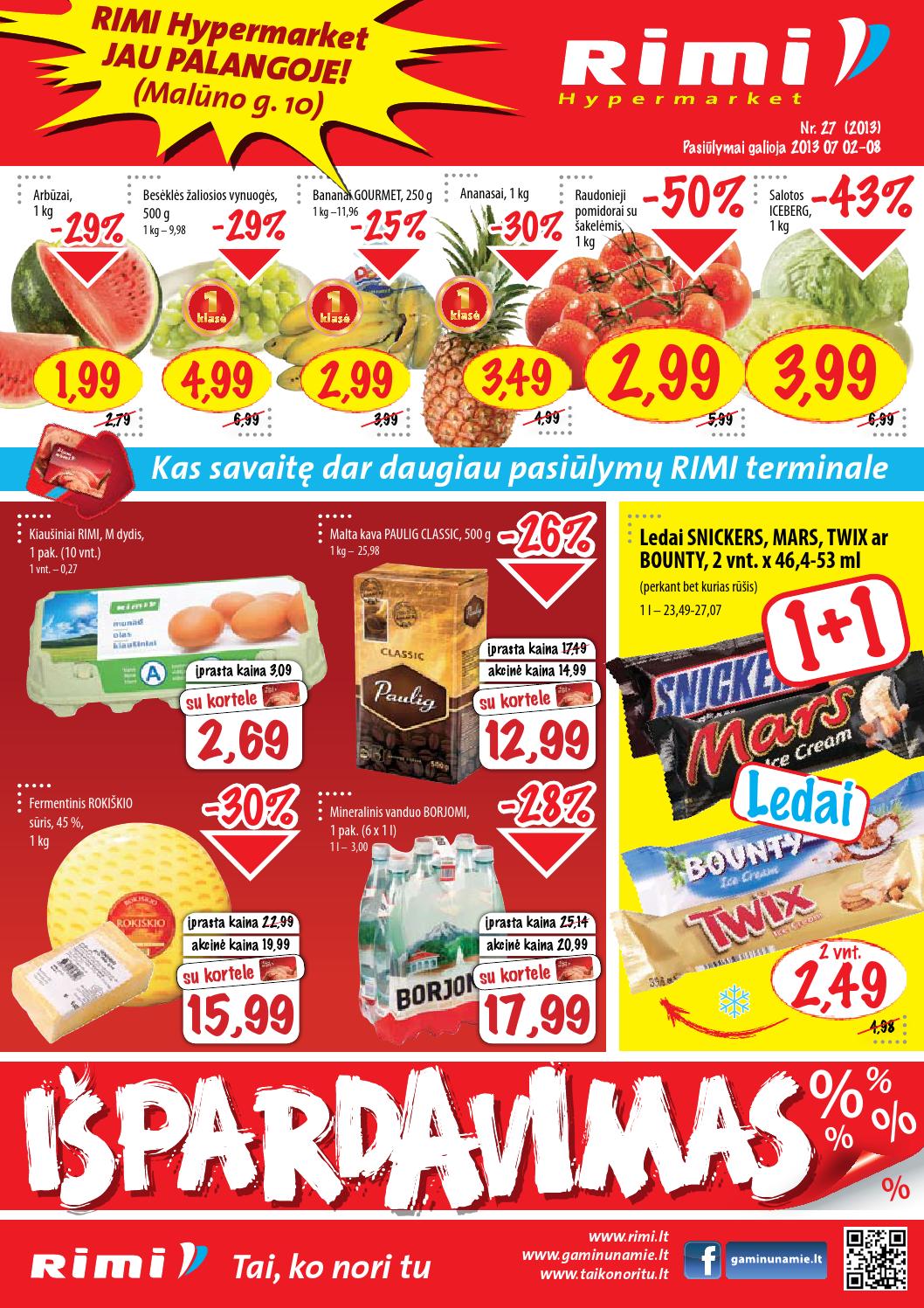 Rimi Hypermarket Nr.27-2013 by Rimi - Issuu