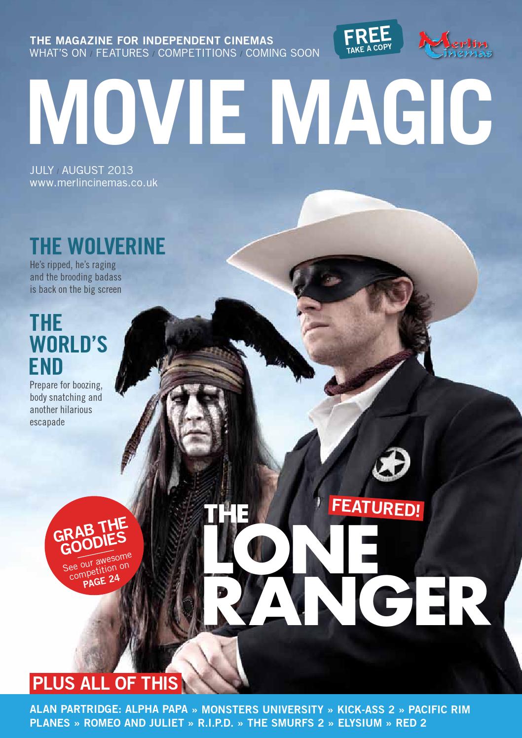 MOVIE MAGIC Magazine July/August 2013 by ONSCREEN Magazine - Issuu