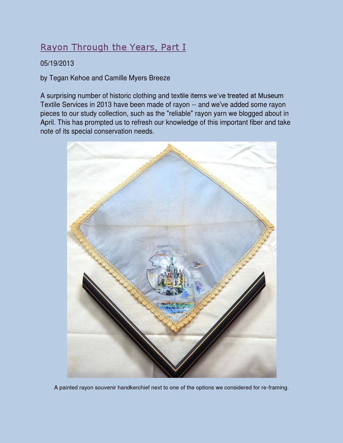 Rayon through the years part i by Camille Breeze - Issuu