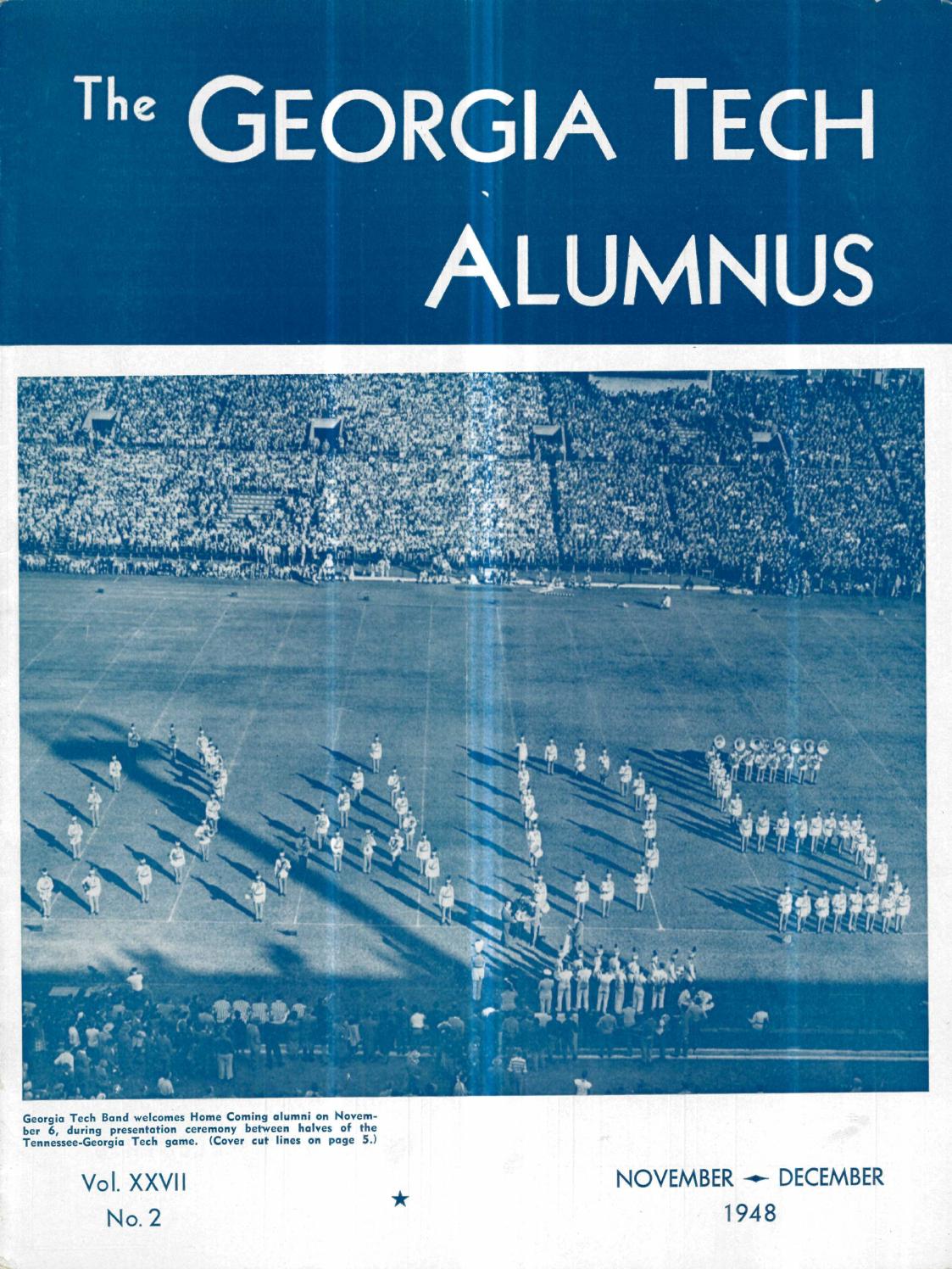 Georgia Tech Alumni Magazine Vol. 27, No. 02 1948 by Georgia Tech ...