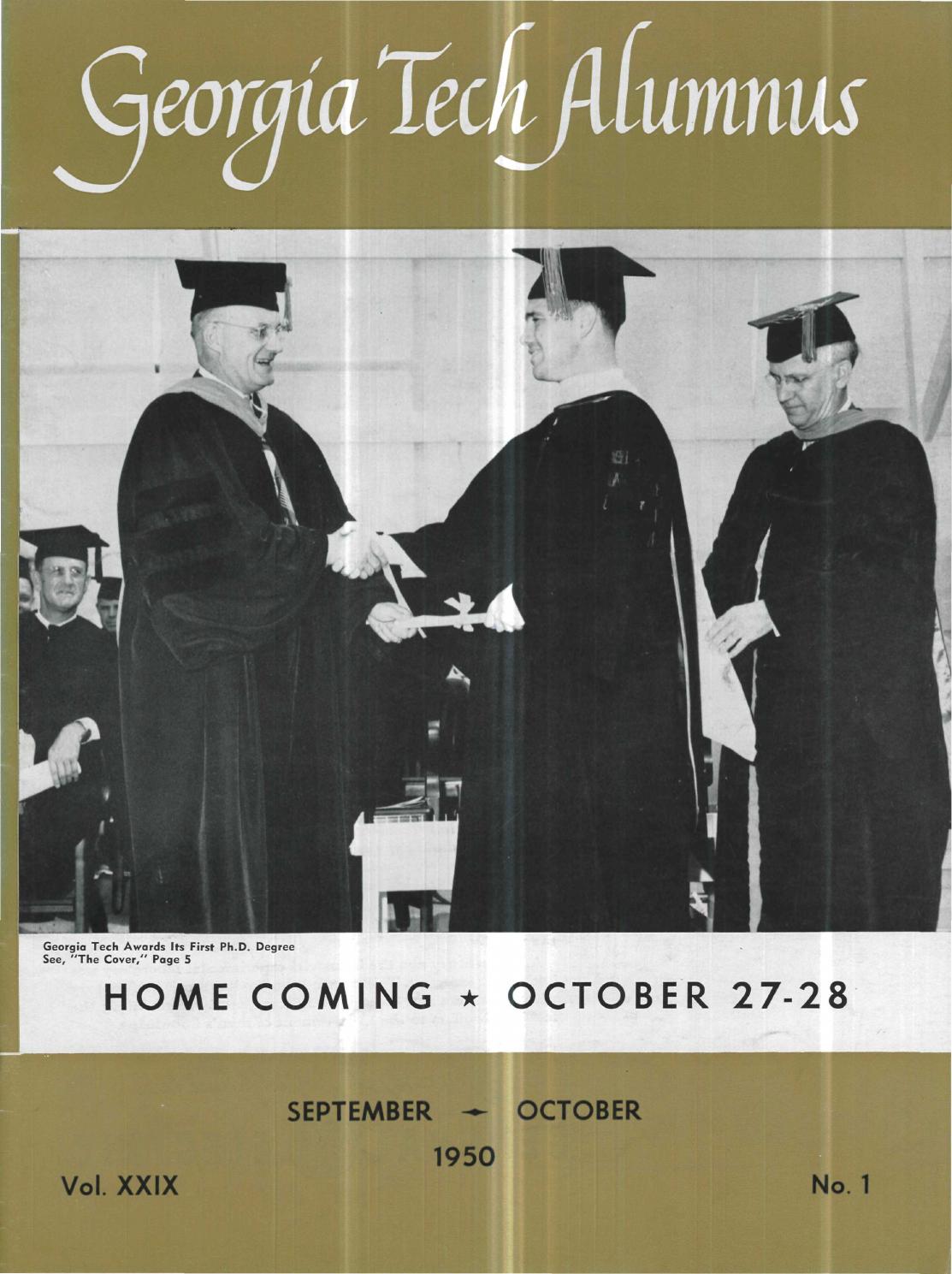 Georgia Tech Alumni Magazine Vol. 29, No. 01 1950 by Georgia Tech ...