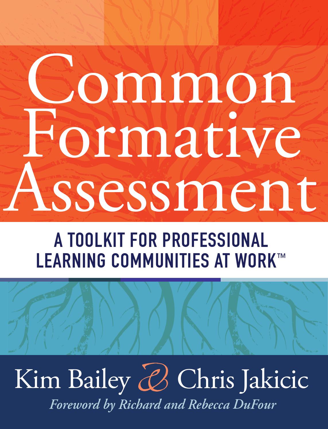 Common Formative Assessment by Solution Tree - Issuu