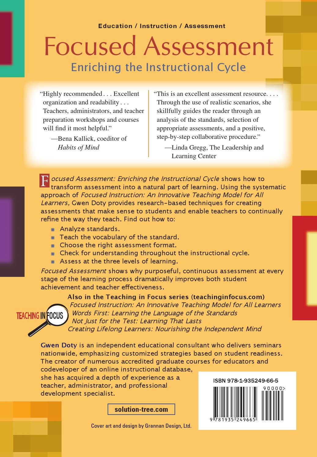 Focused Assessment by Solution Tree - Issuu