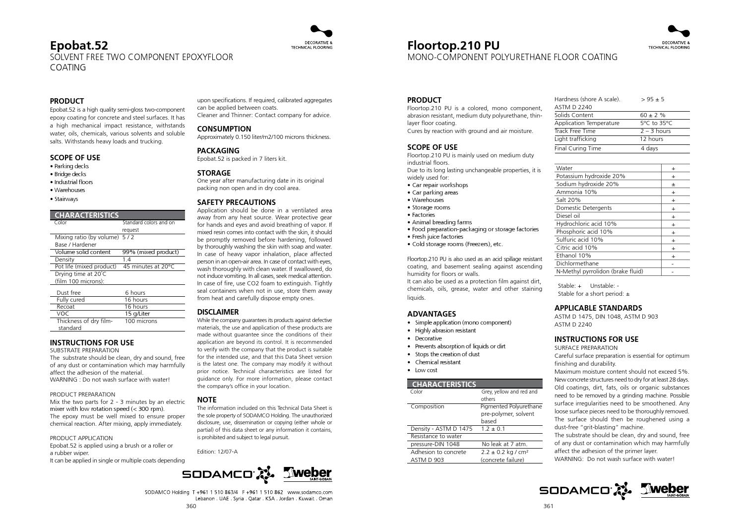 Sodamco Weber Product catalogue 2012 by Weber - Issuu