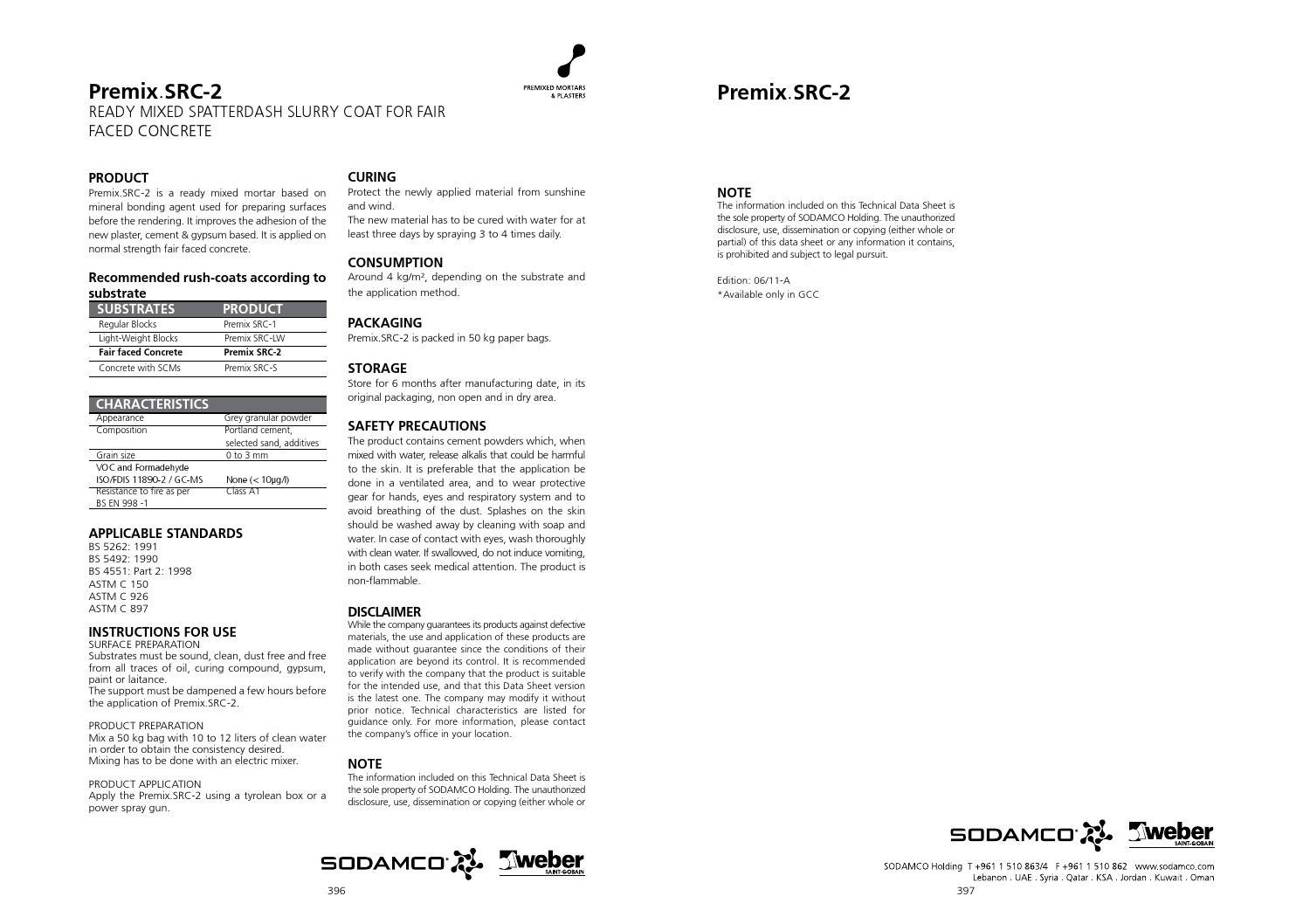 Sodamco Weber Product catalogue 2012 by Weber - Issuu