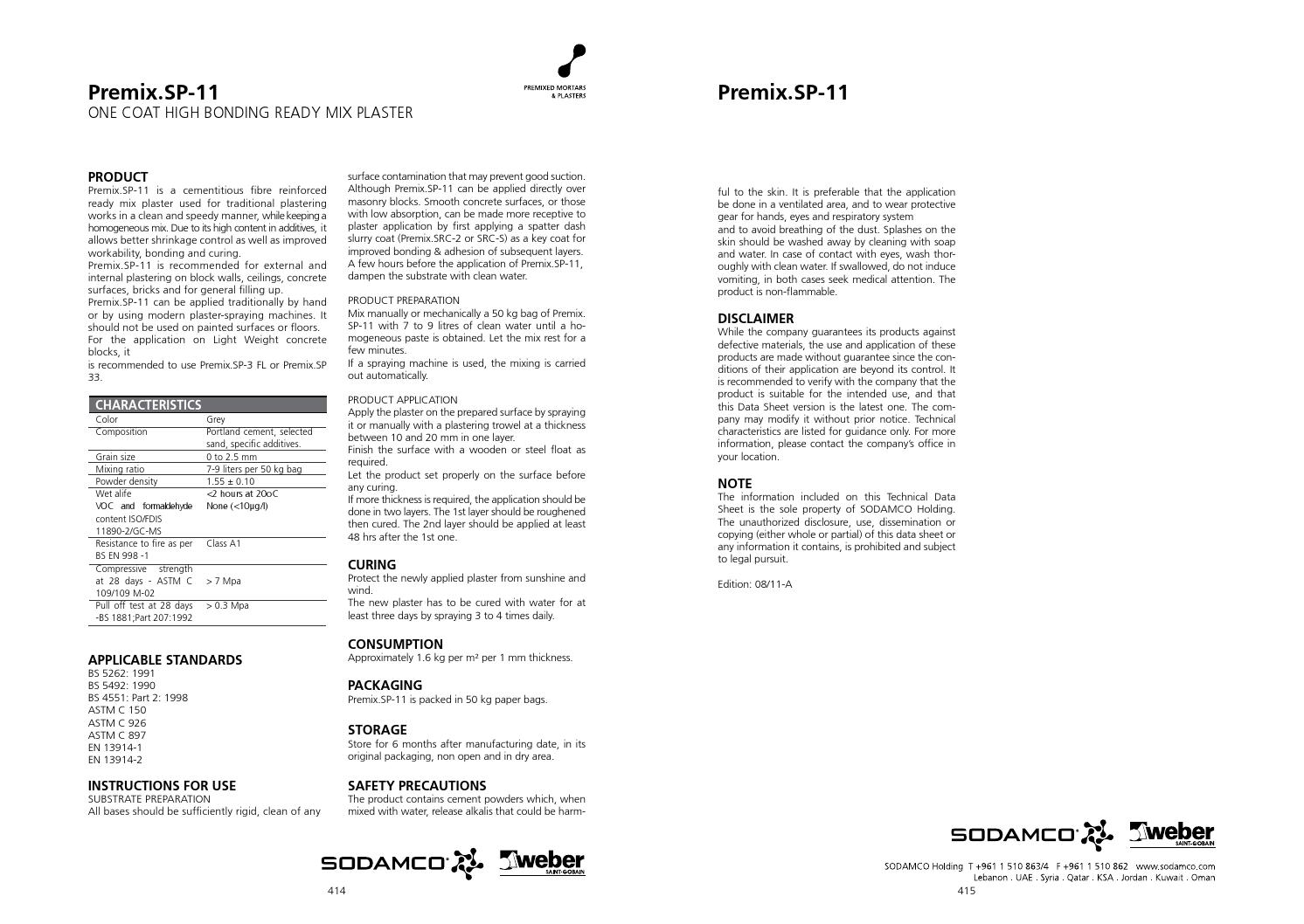 Sodamco Weber Product catalogue 2012 by Weber - Issuu