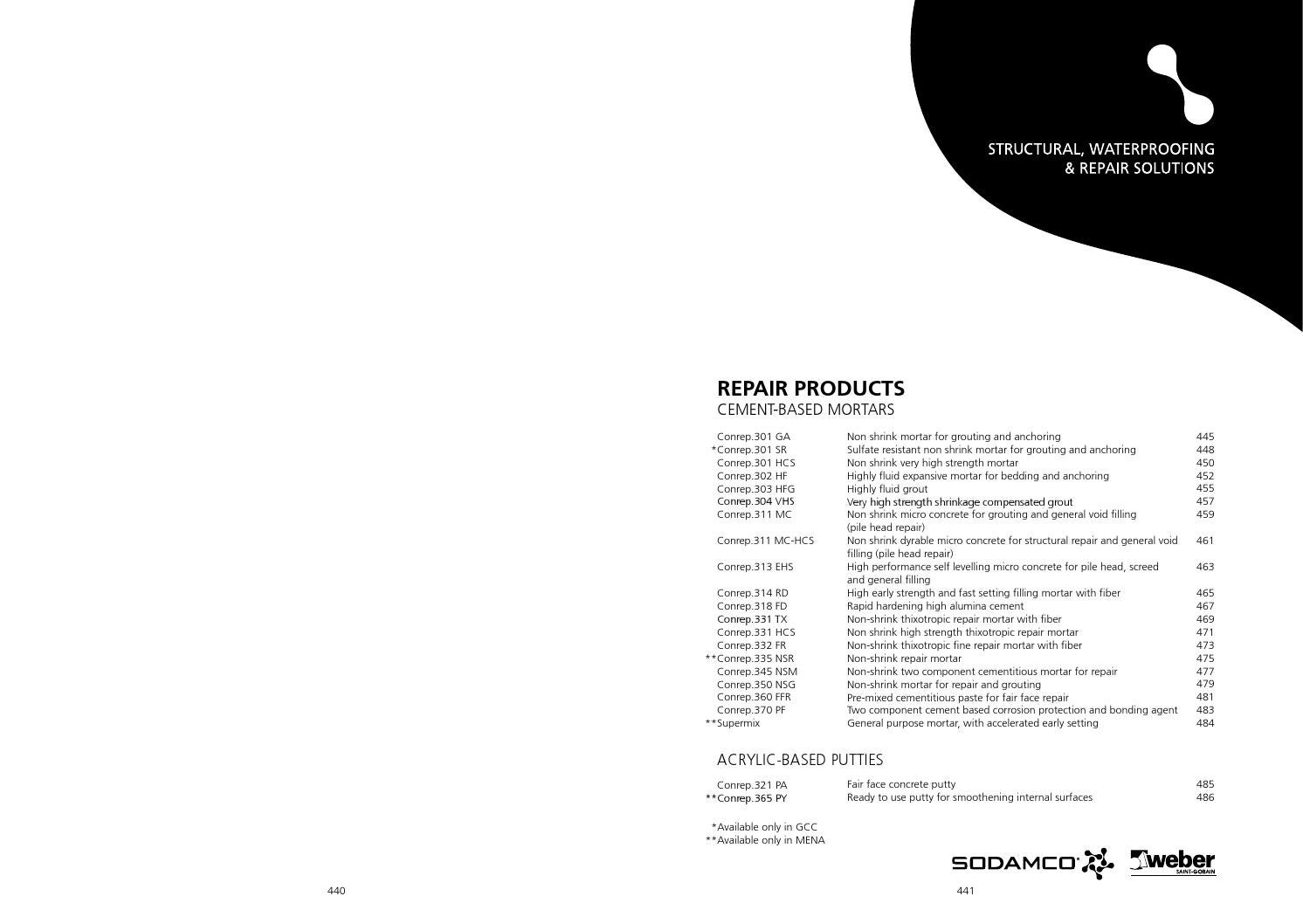 Sodamco Weber Product catalogue 2012 by Weber - Issuu