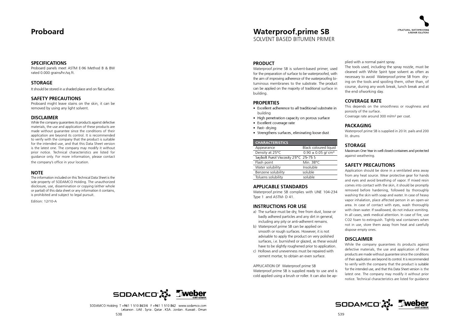 Sodamco Weber Product catalogue 2012 by Weber - Issuu