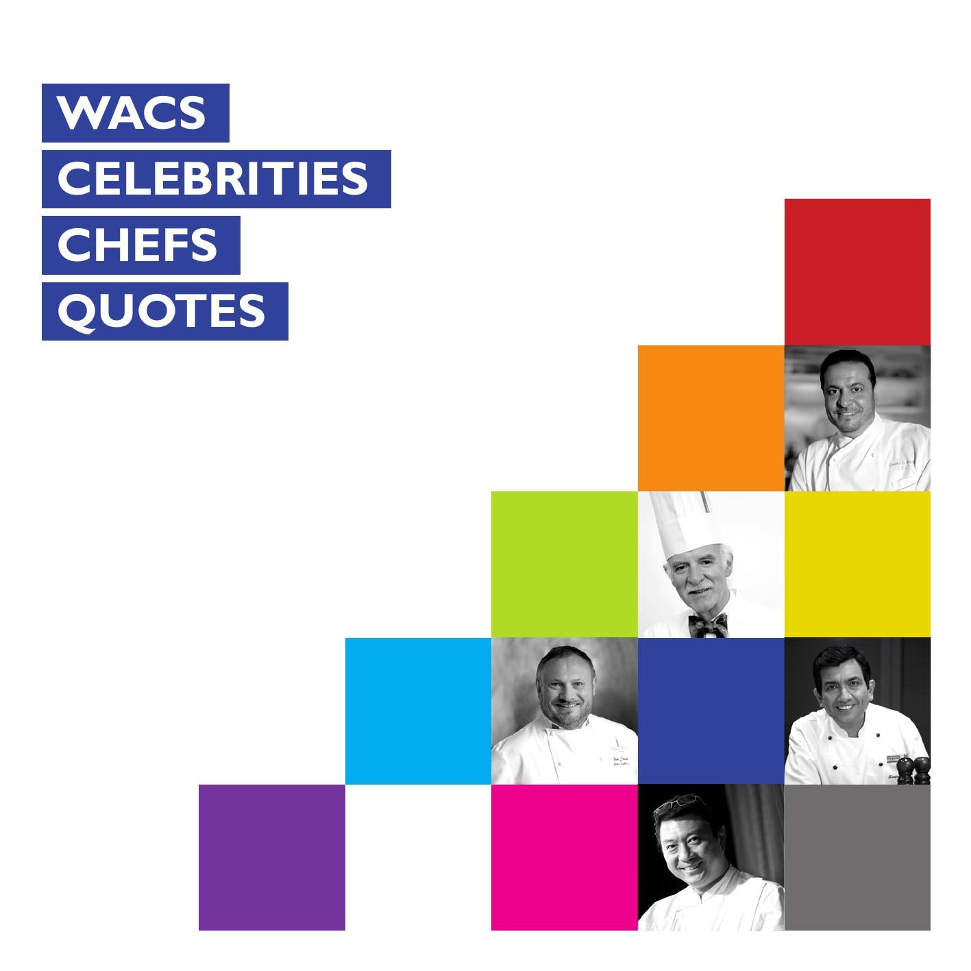 Citations de Chefs célèbres WACS by World Association of Chefs ...