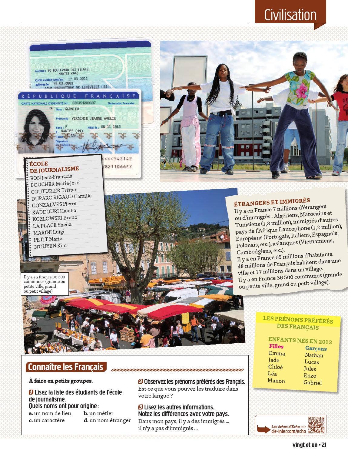 Écho A1 2e édition - Livre de l'élève by CLE International - Issuu
