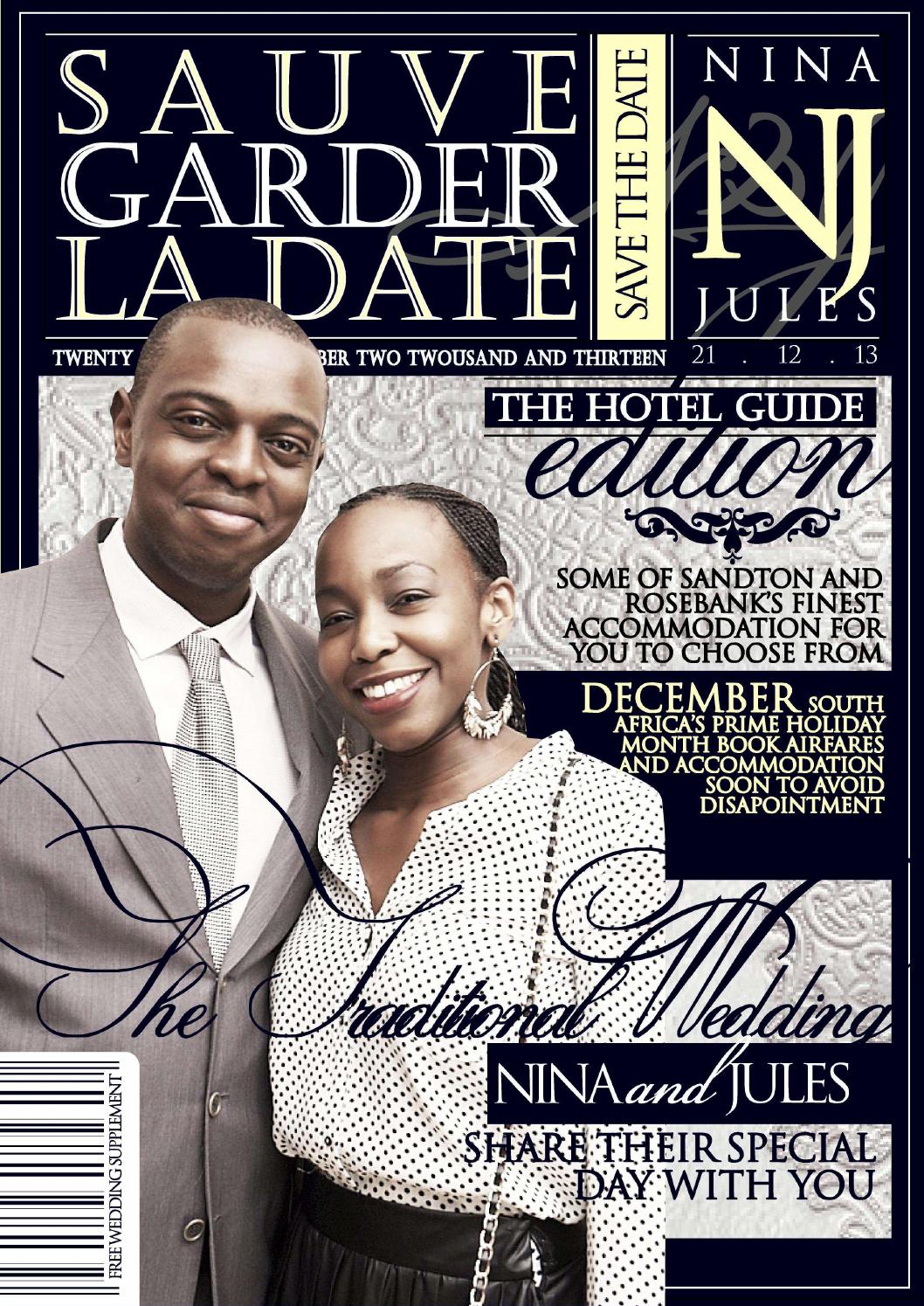 SAVE THE DATE MAGAZINE - ISSUE #2 NINA & JULES by LUXELIFESTYLE ...