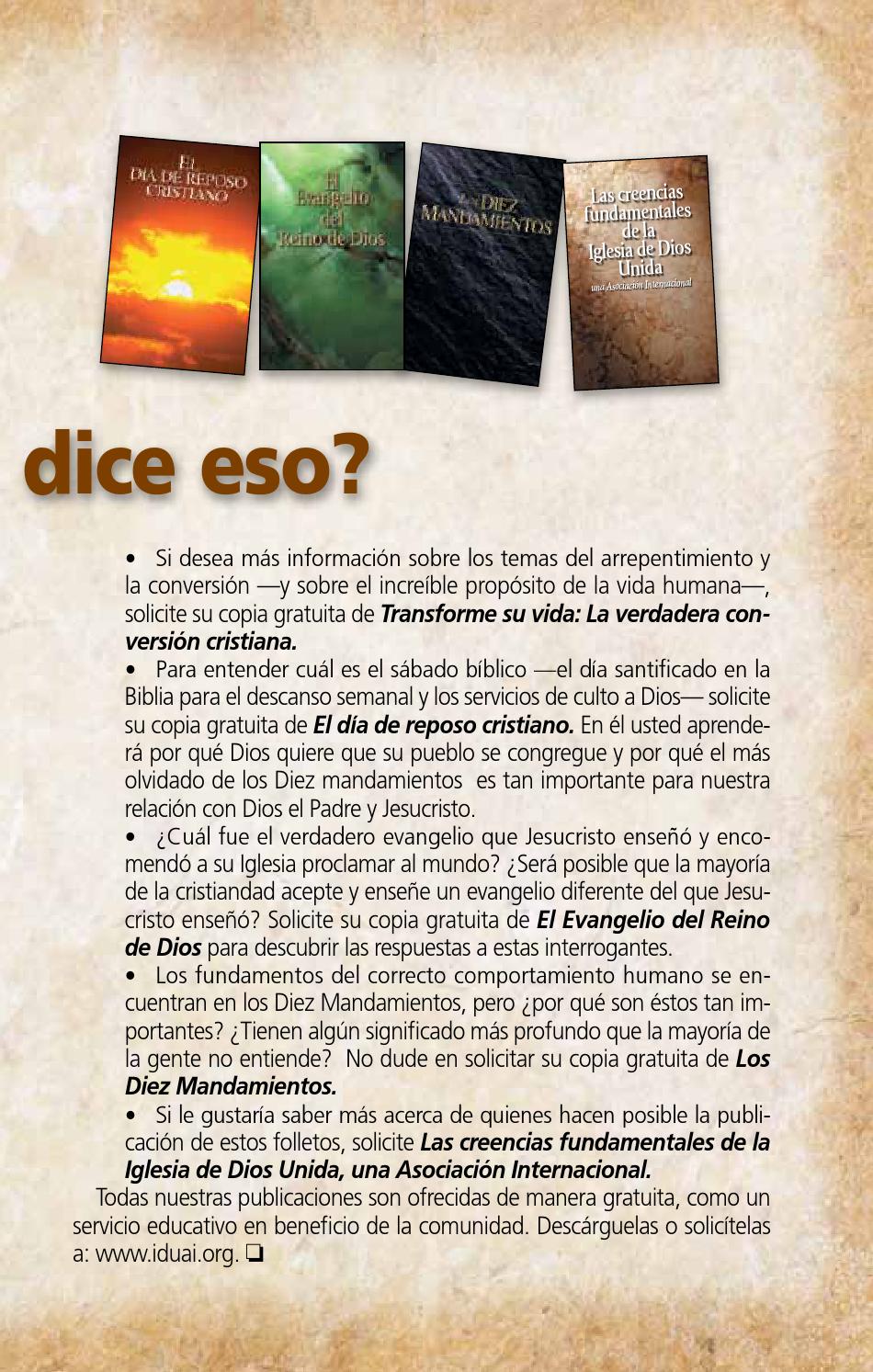 Ayuda al estudio bíblico - La Iglesia que edificó Jesucristo by United ...