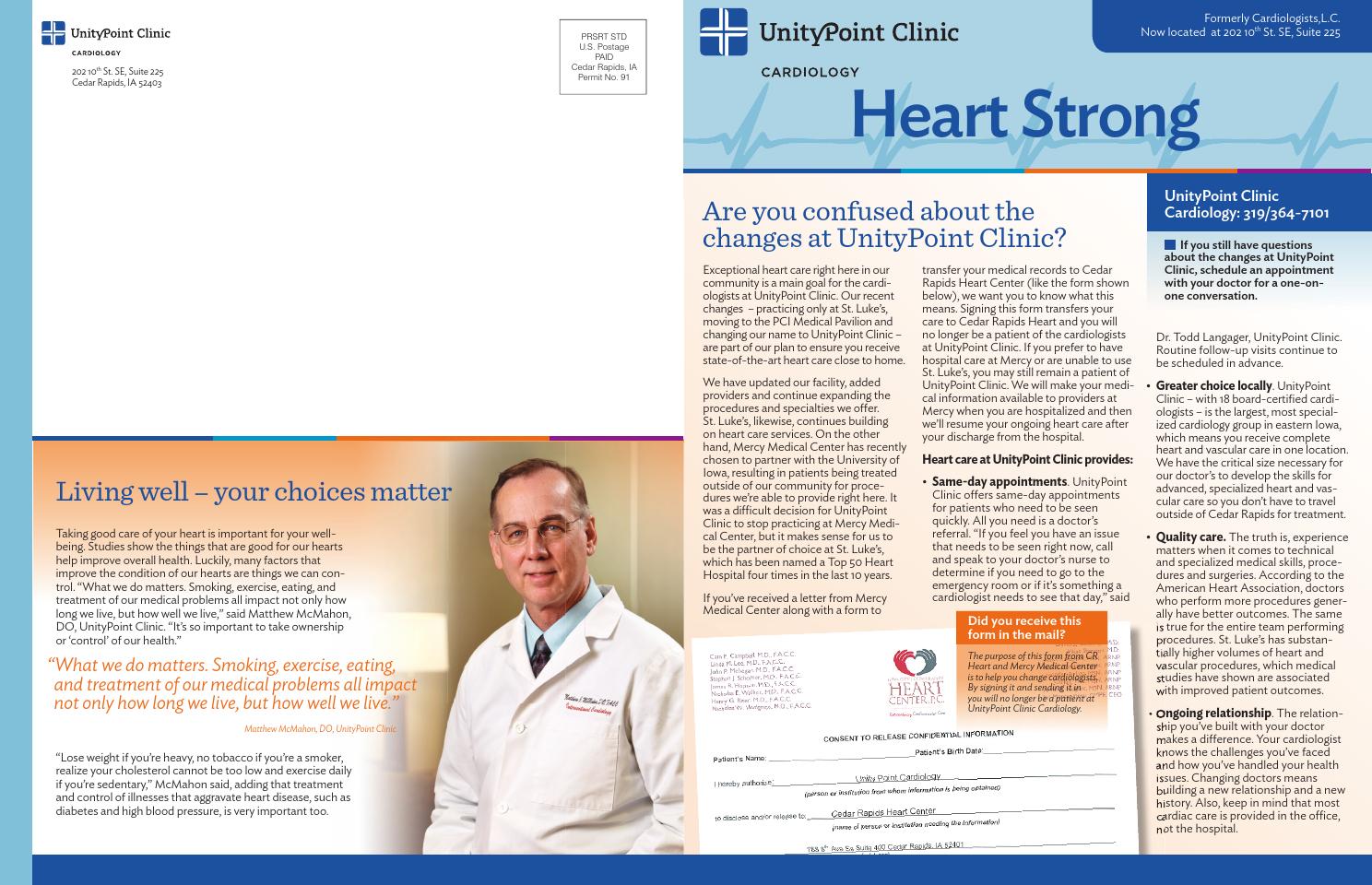 UnityPoint Clinic Cardiology Summer 2013 Newsletter by UnityPoint ...