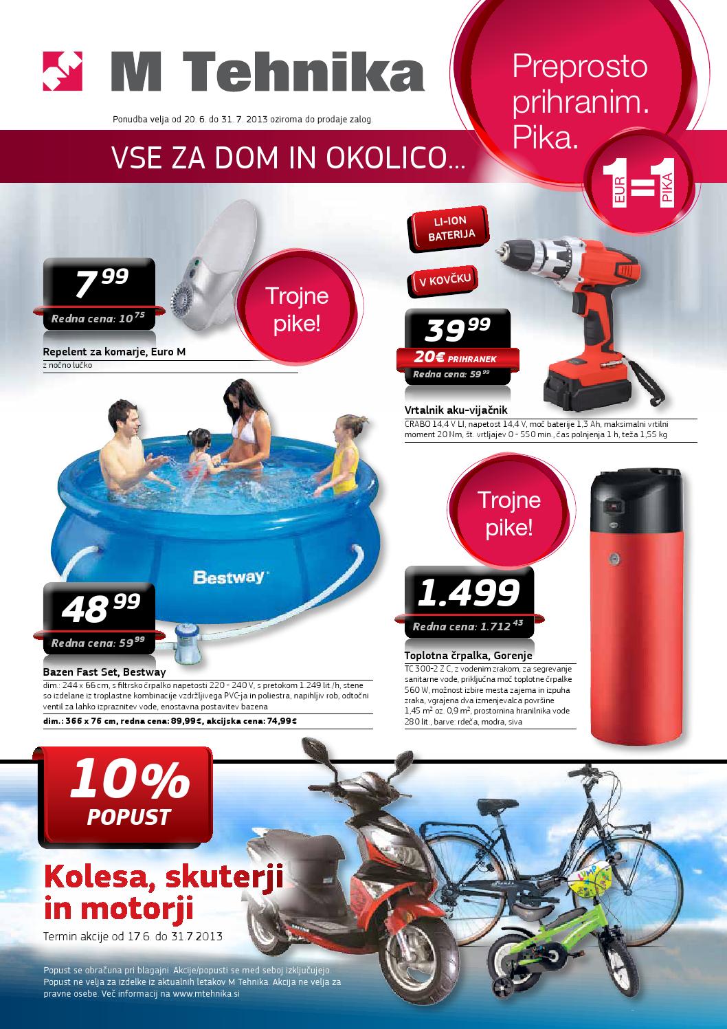 Letak mercator tehnika vse za dom in okolico 20 6 31 7 2013 by ...