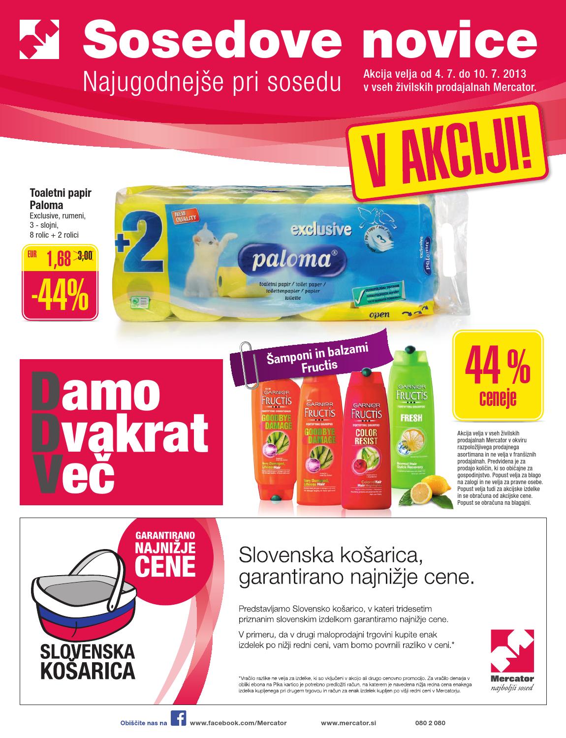 Mercator letak sosedove novice 4 10 7 2013 by Vsikatalogi.si - Issuu