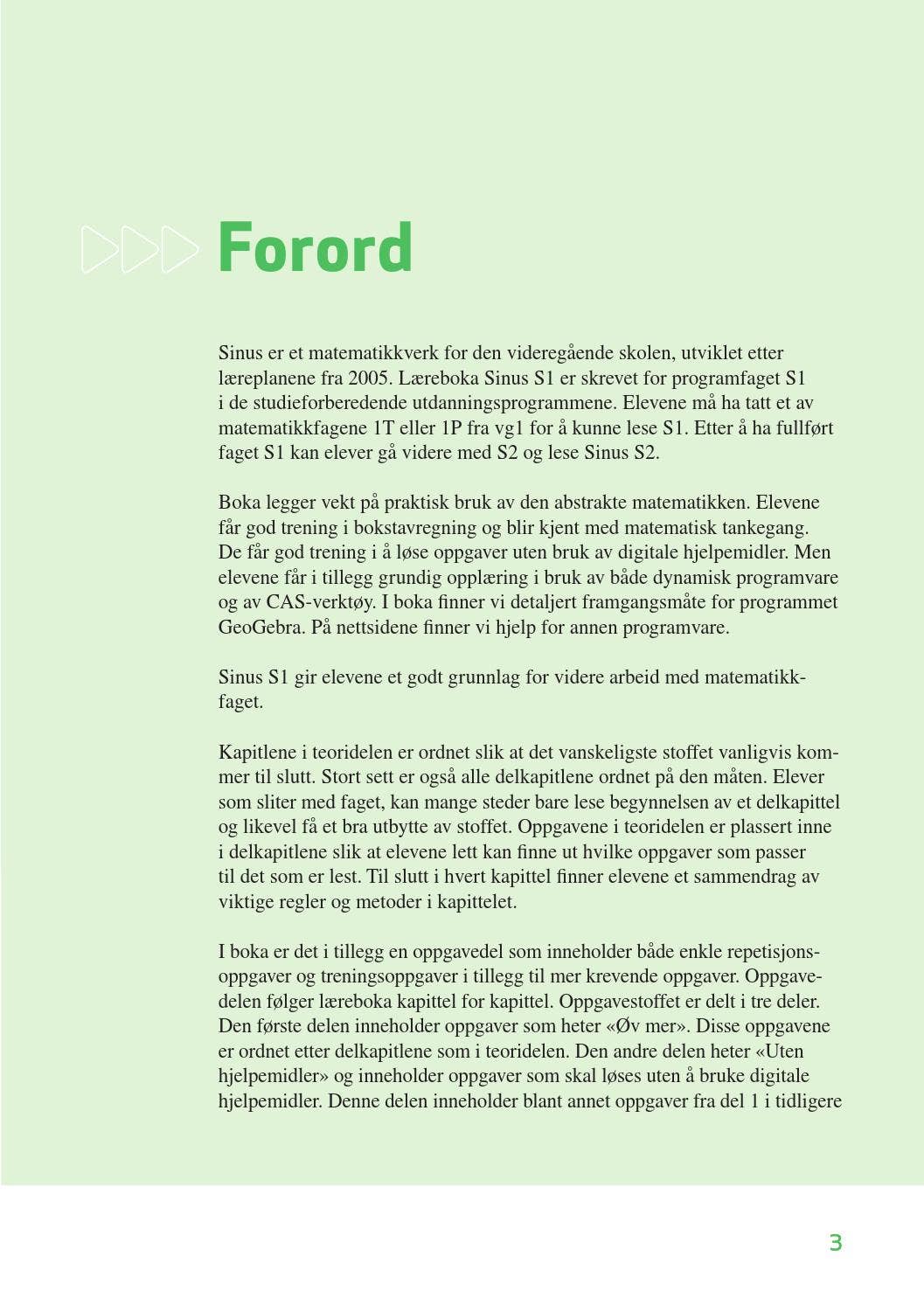 Sinus S1 by Cappelen Damm - Issuu