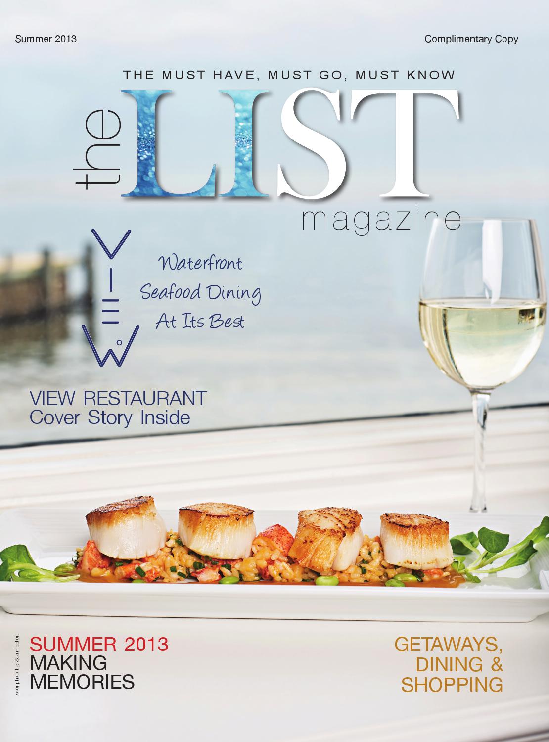 Summer 2013 by The List Magazine - Issuu