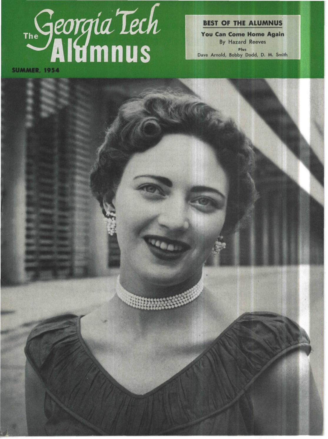 Georgia Tech Alumni Magazine Summer 1954 by Georgia Tech Alumni ...