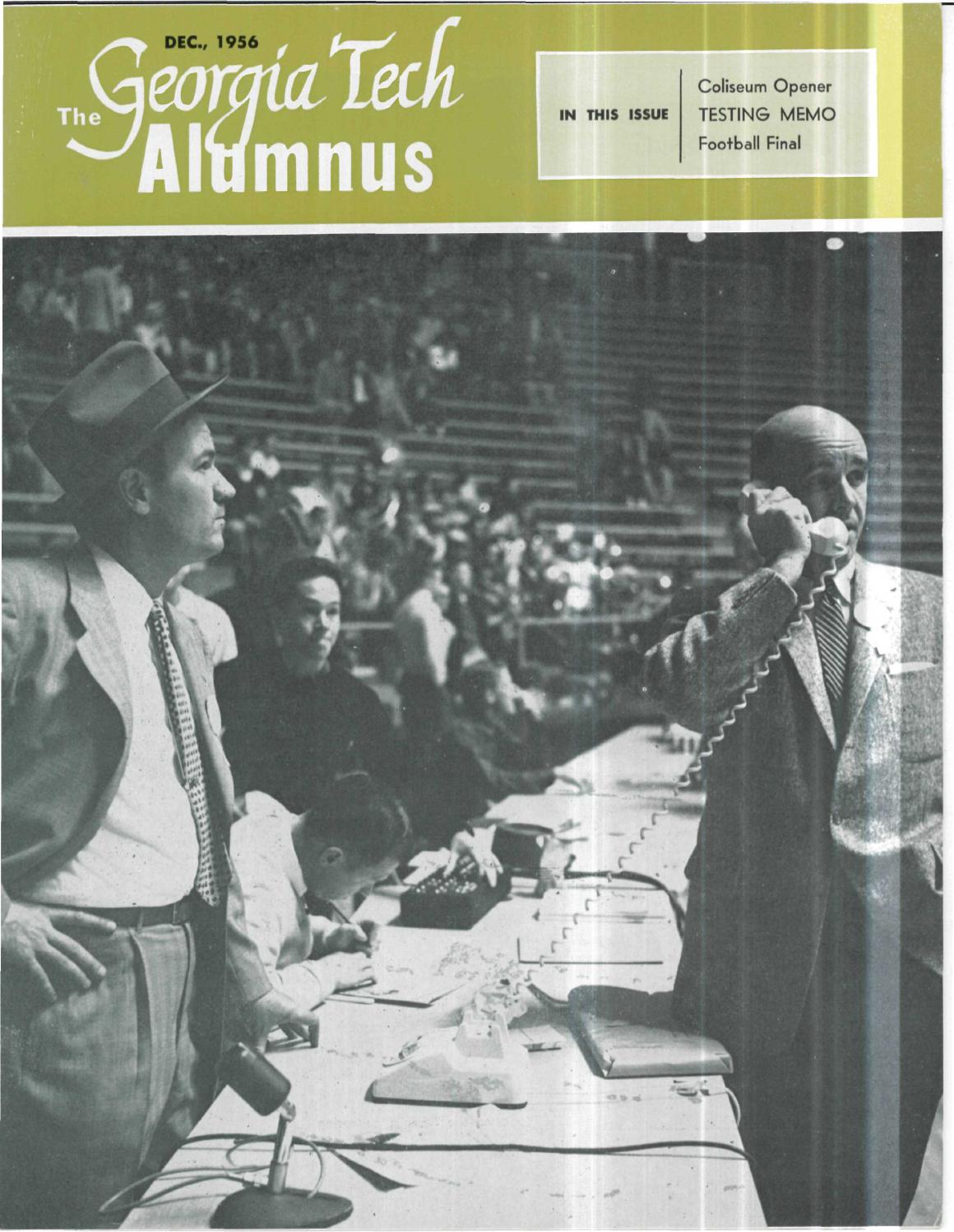 Georgia Tech Alumni Magazine Vol. 35, No. 04 1956 by Georgia Tech ...